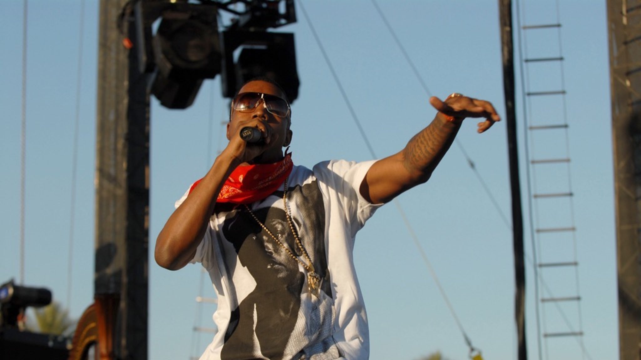 Kanye West Performing At Coachella