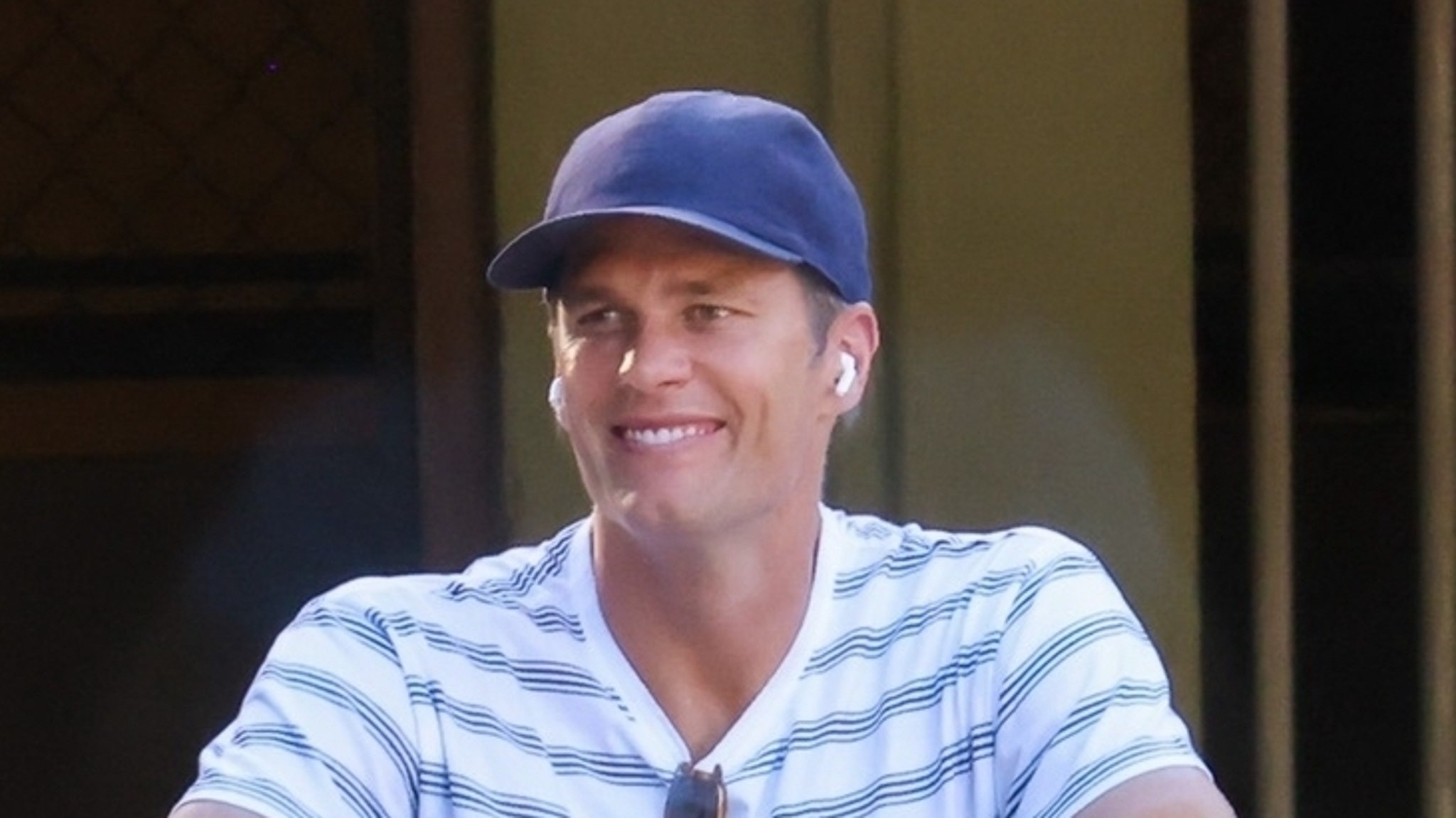 Tom Brady Watches Daughter Riding Horseback