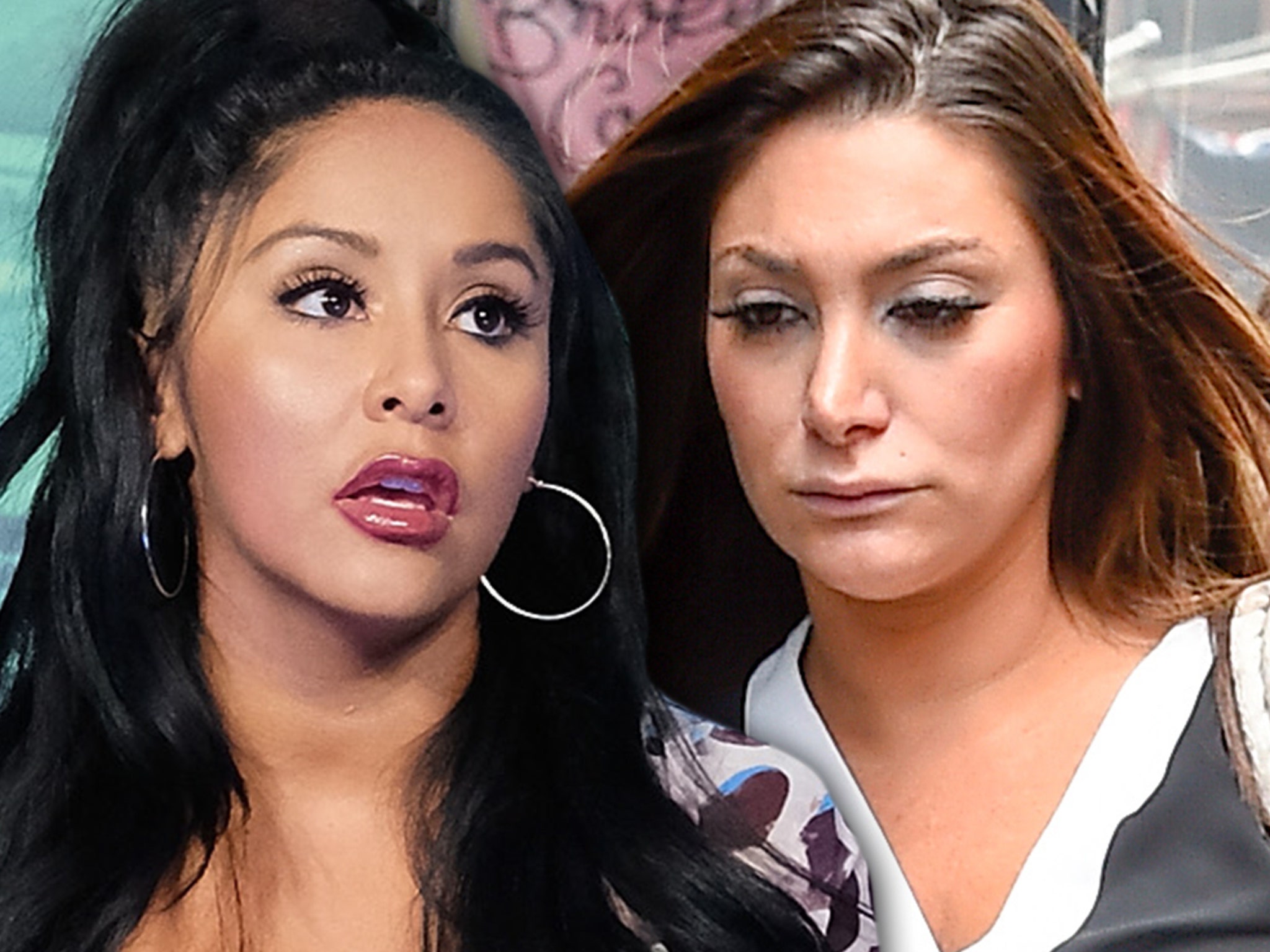 Snooki Og Deena Kyssescene Deena Nicole Cortese On The Boardwalk