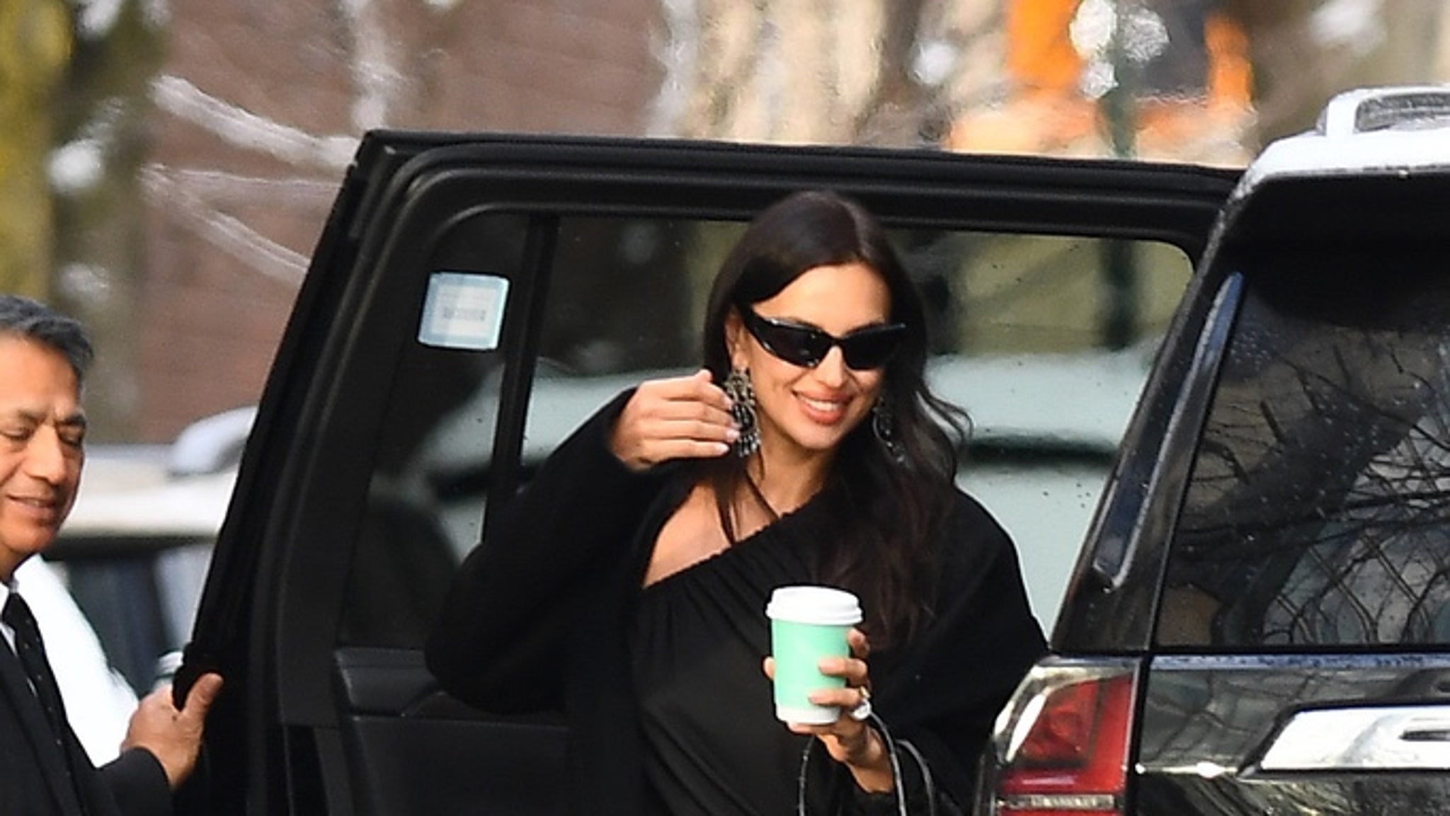 Irina Shayk Gets Huge Flower Bouquets For Her Birthday!