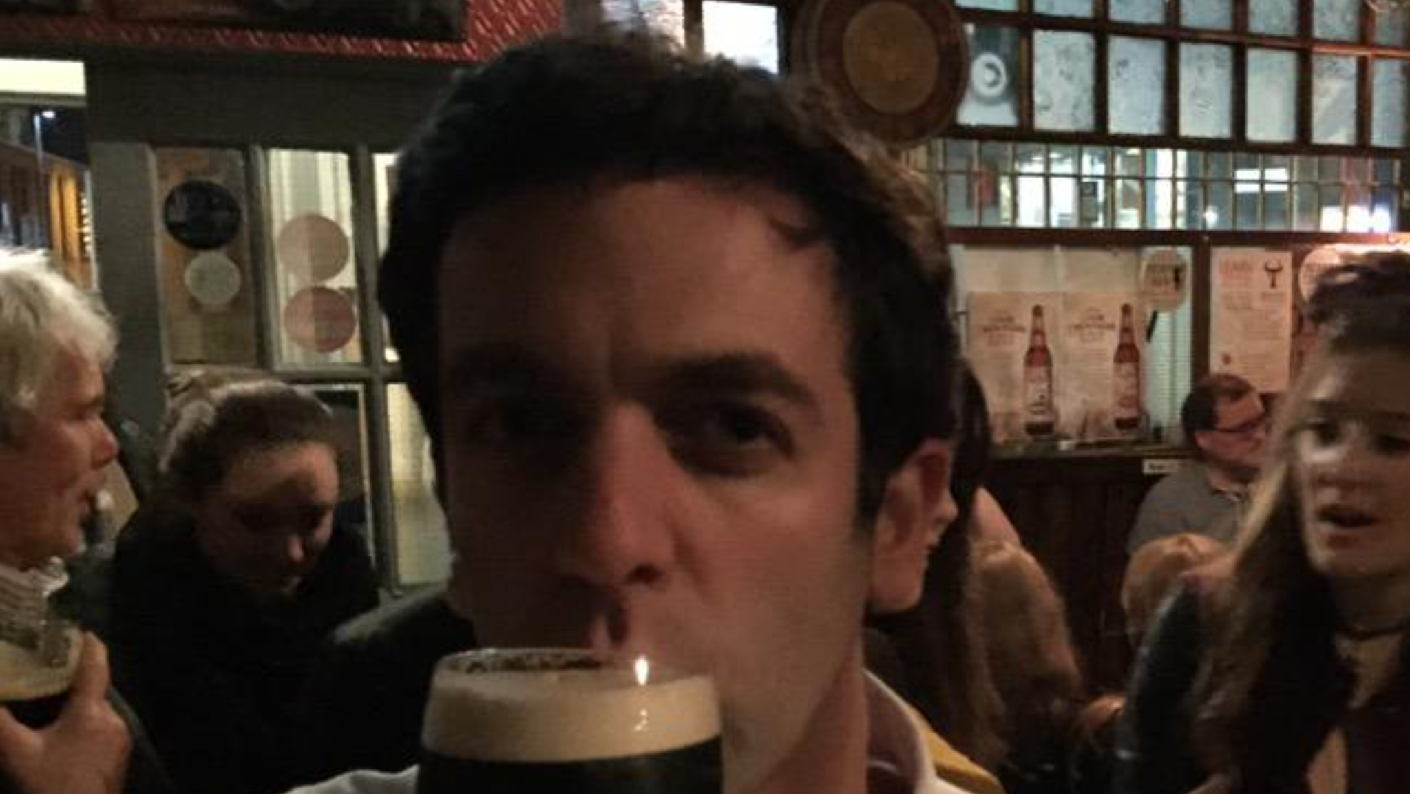 Stars Drinking Guinness Beer