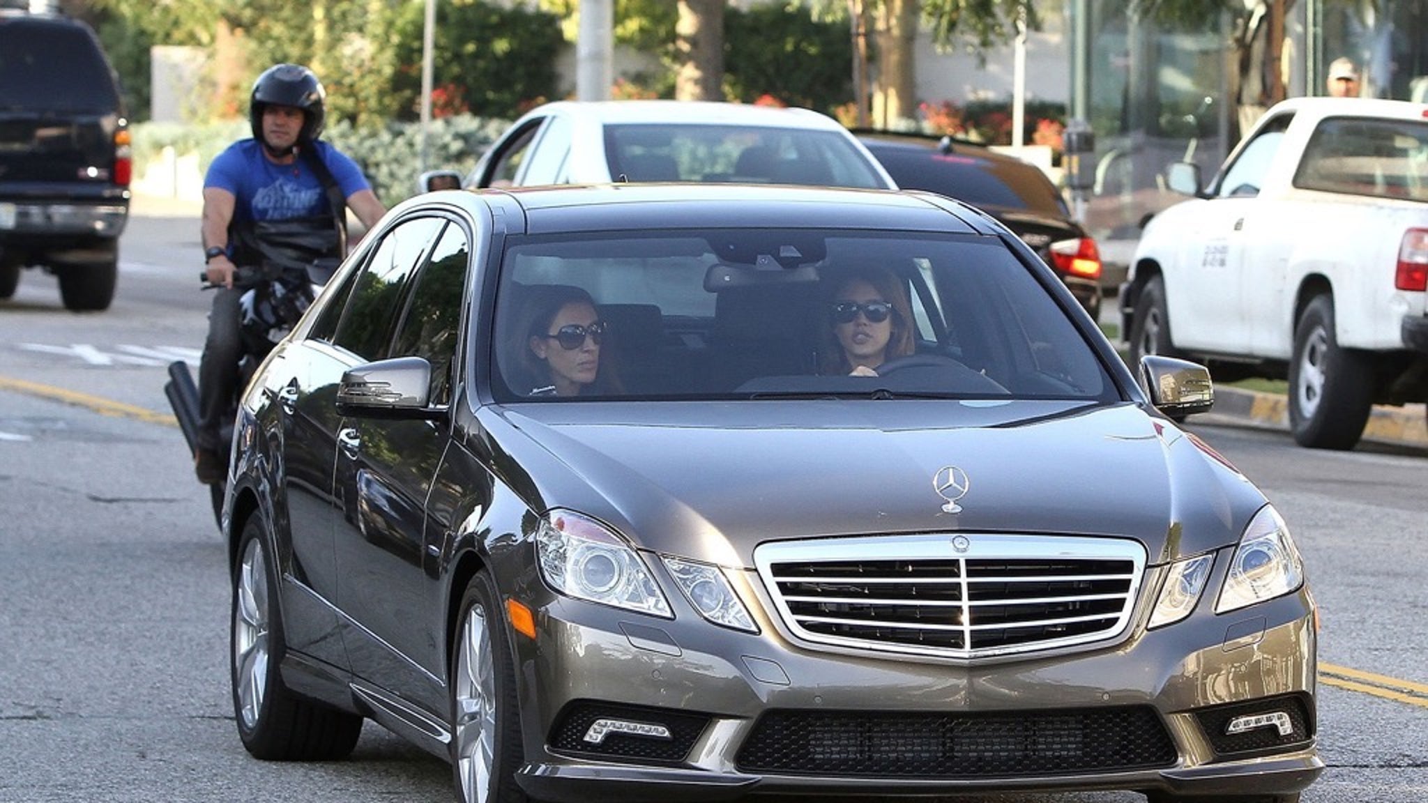 Celebrities Driving Mercedes