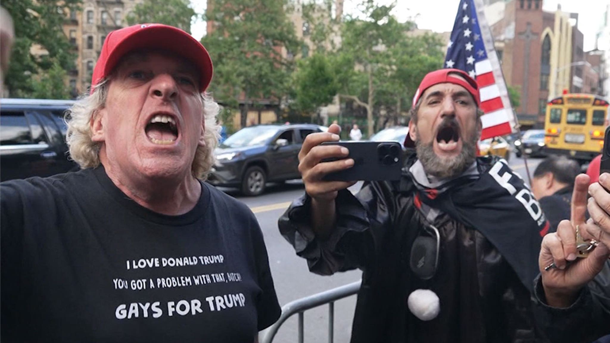 Trump Supporters Rage Against Guilty Verdict, Chaotic Scenes Outside ...