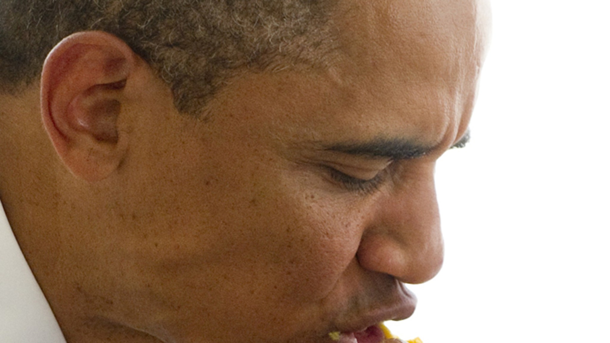 Barack Obama Eating -- The Famished Photos