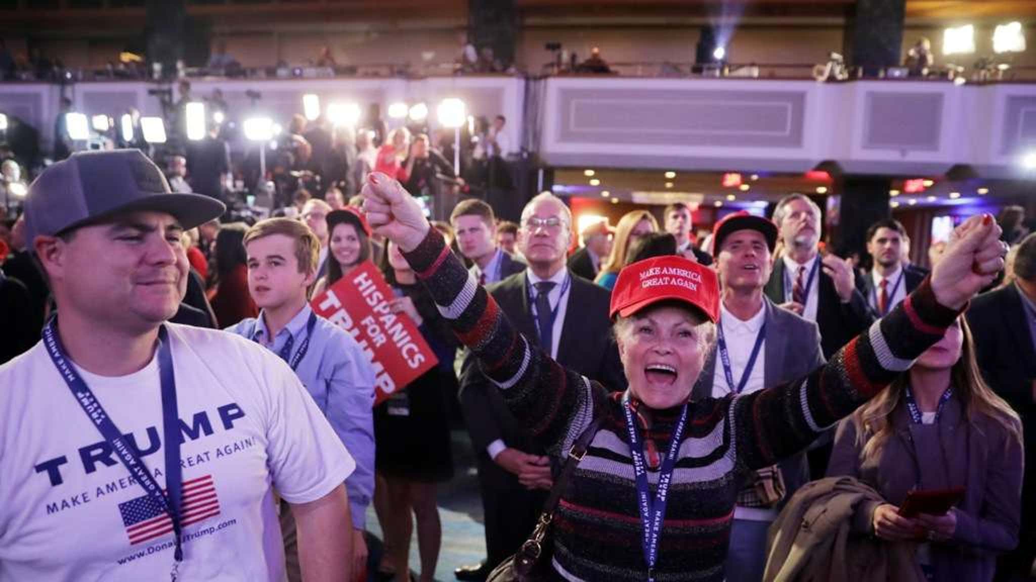 Inside Donald Trump's Election Night Event