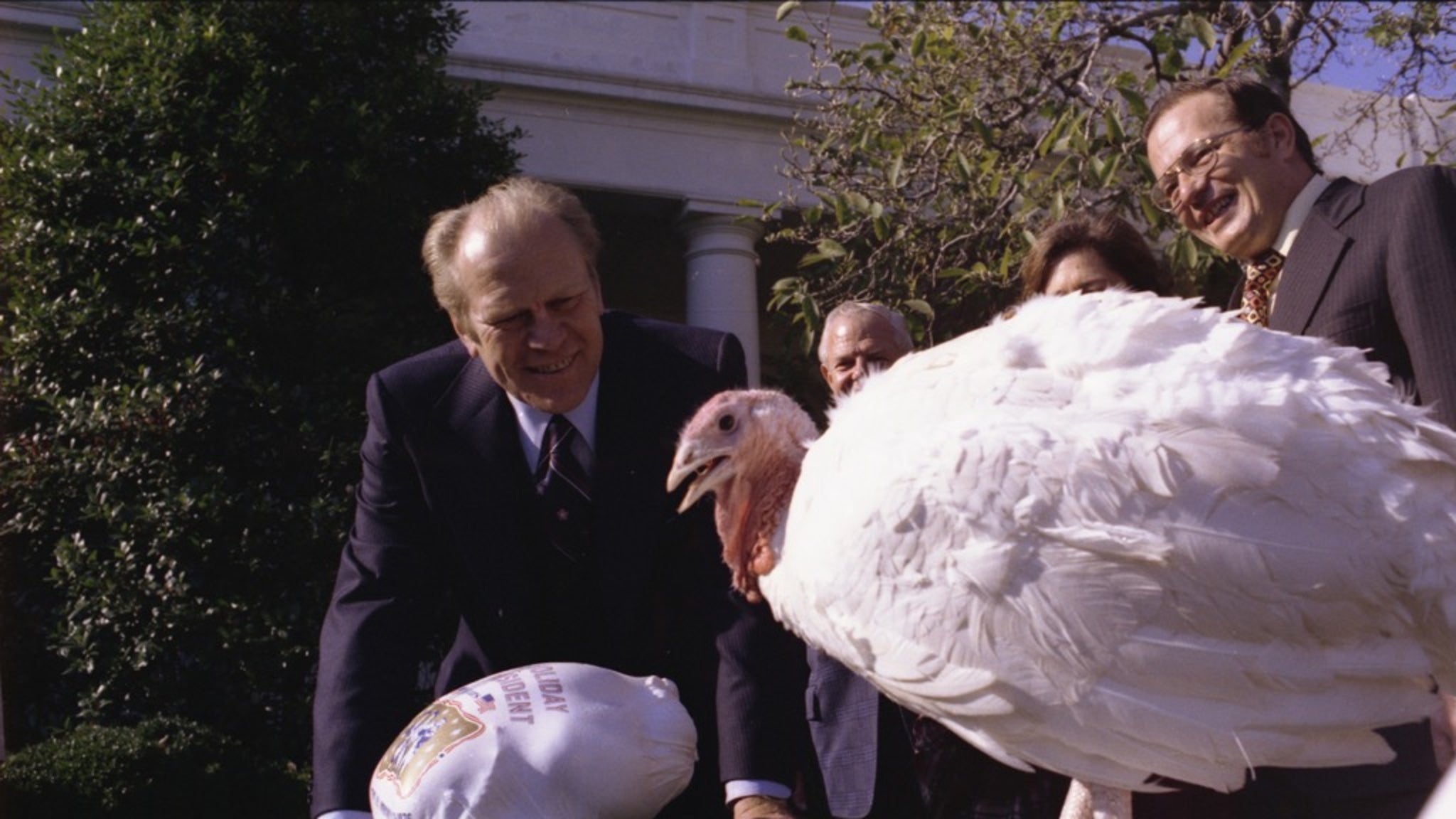 Presidents Pardon Poultry -- See The Thankful Turkeys!