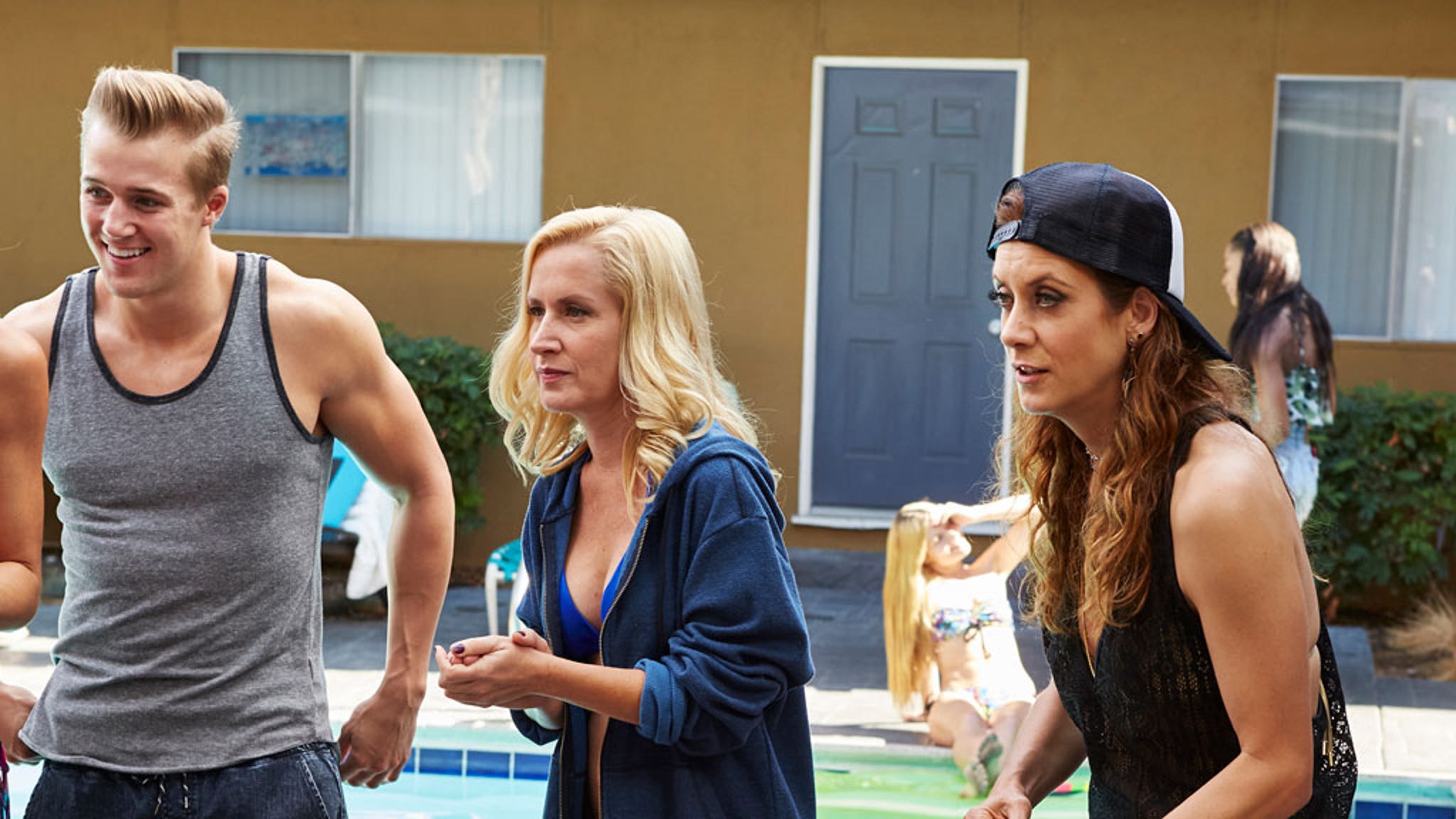 Stars Playing Beer Pong