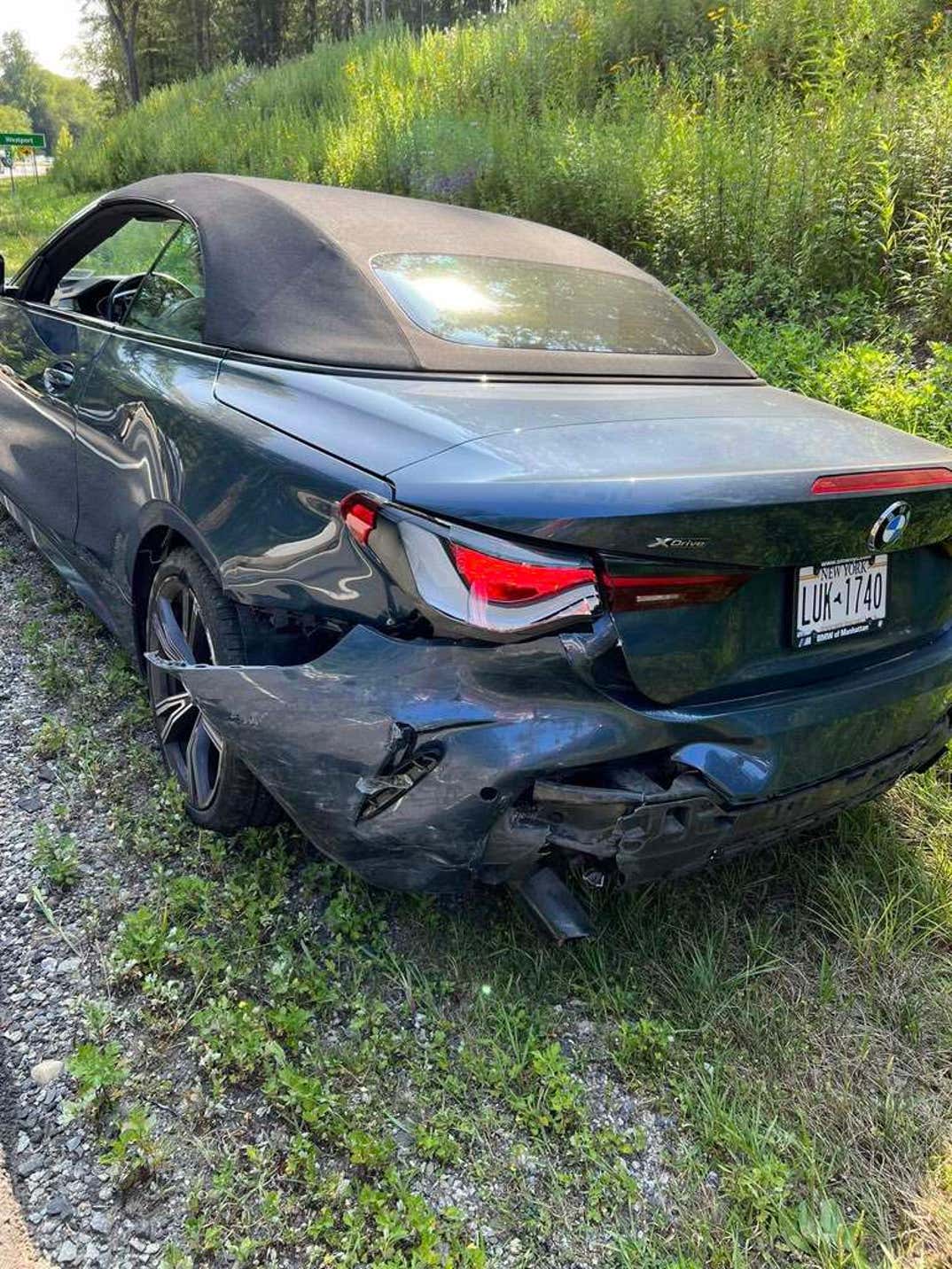 Vince McMahon Involved In Bad Car Accident -- The Aftermath Photos