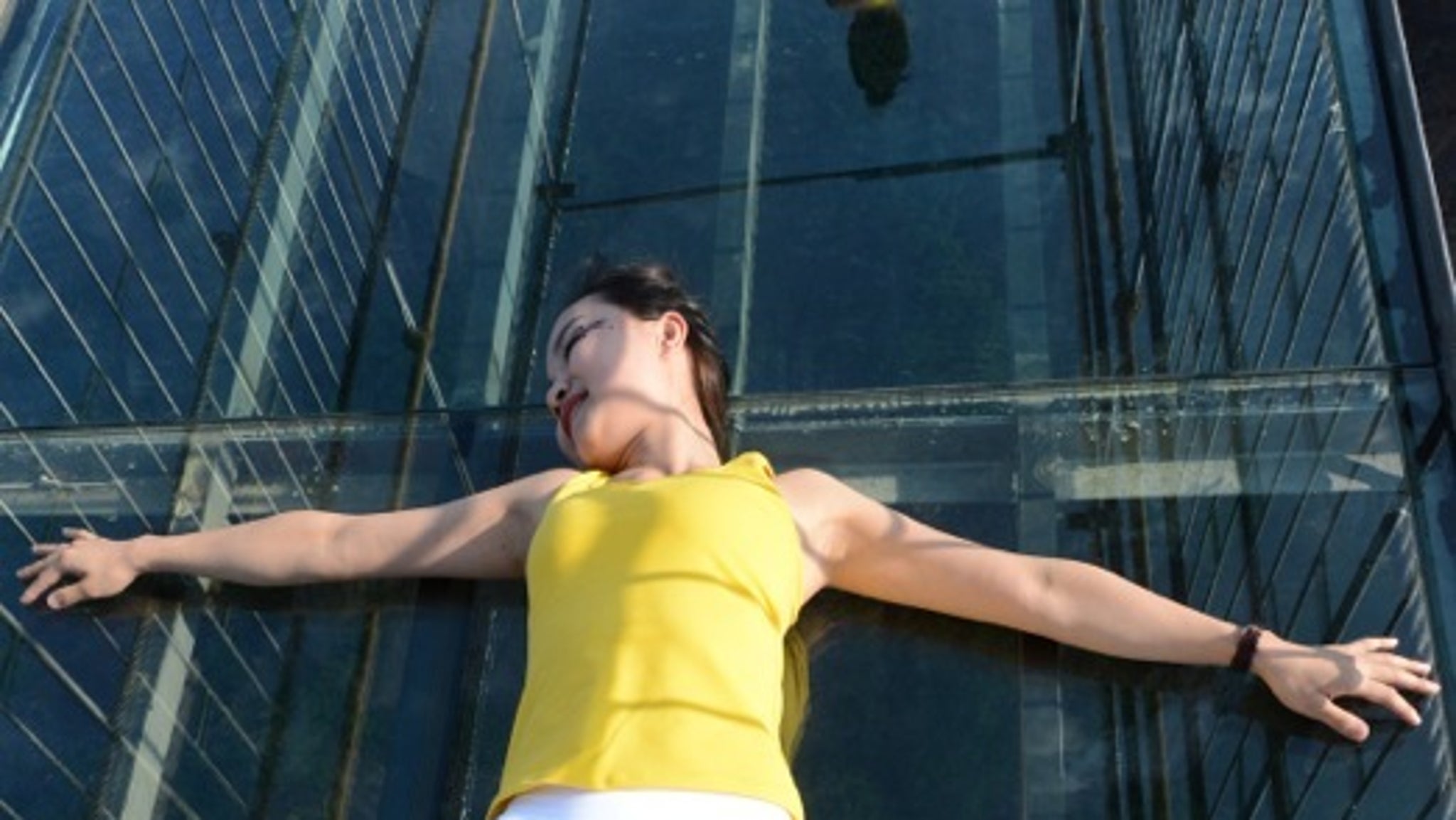 Spandex Clad Yogis Stretch on Sketchy Bridge -- The Suspense!