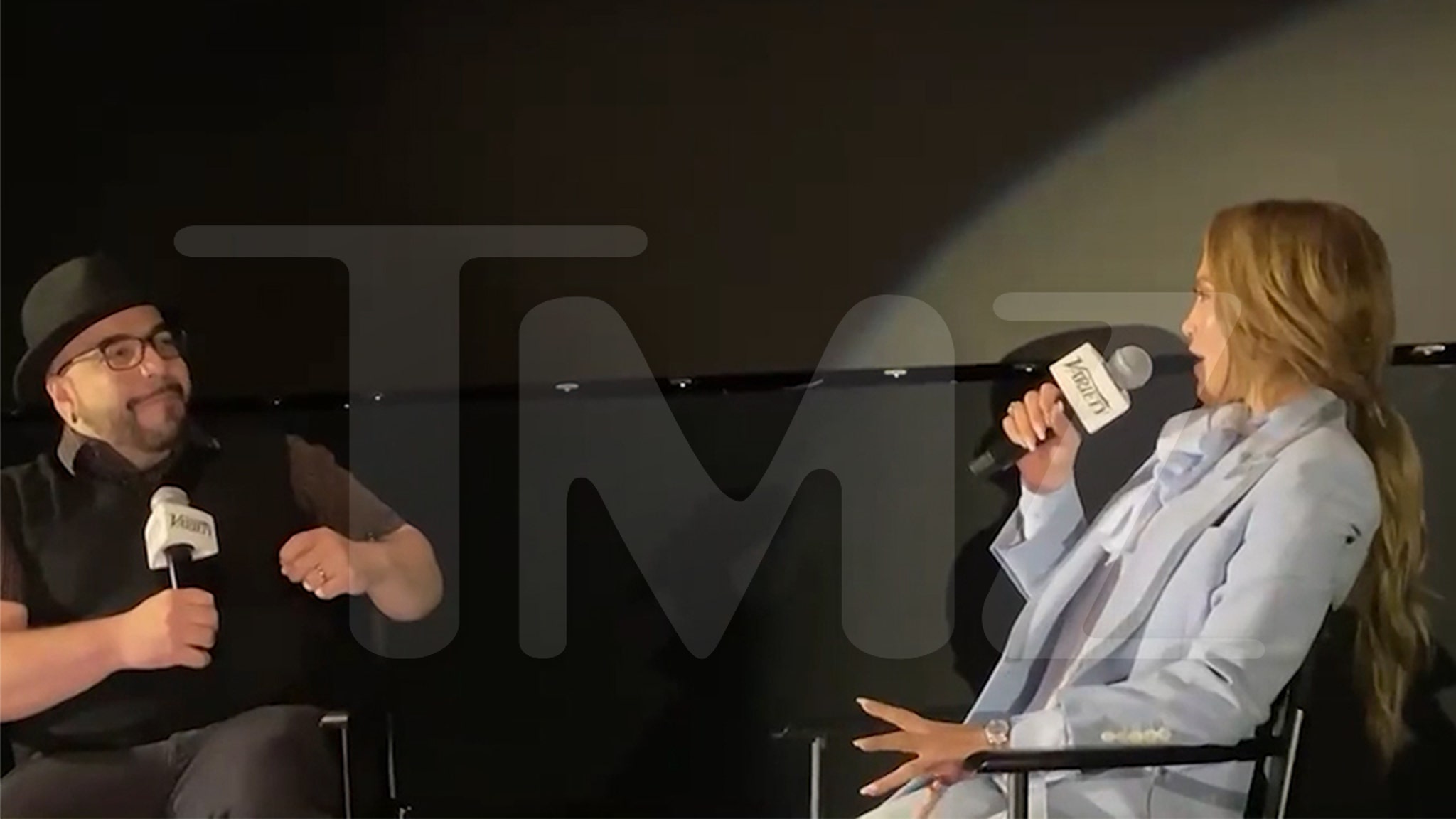 Jennifer Lopez Interviews With Variety's Clayton Davis Before ...