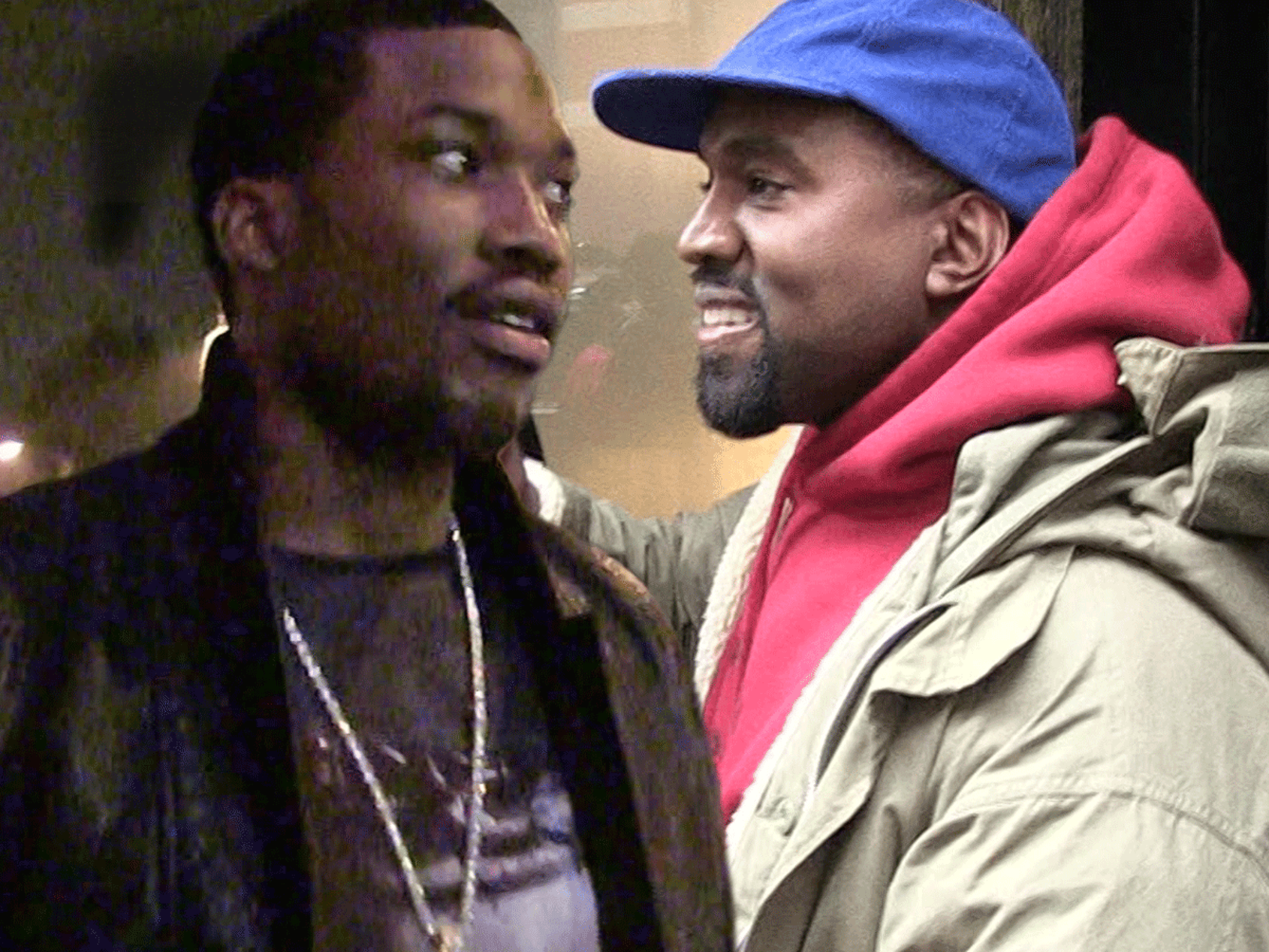 Kanye Laughing Then Serious