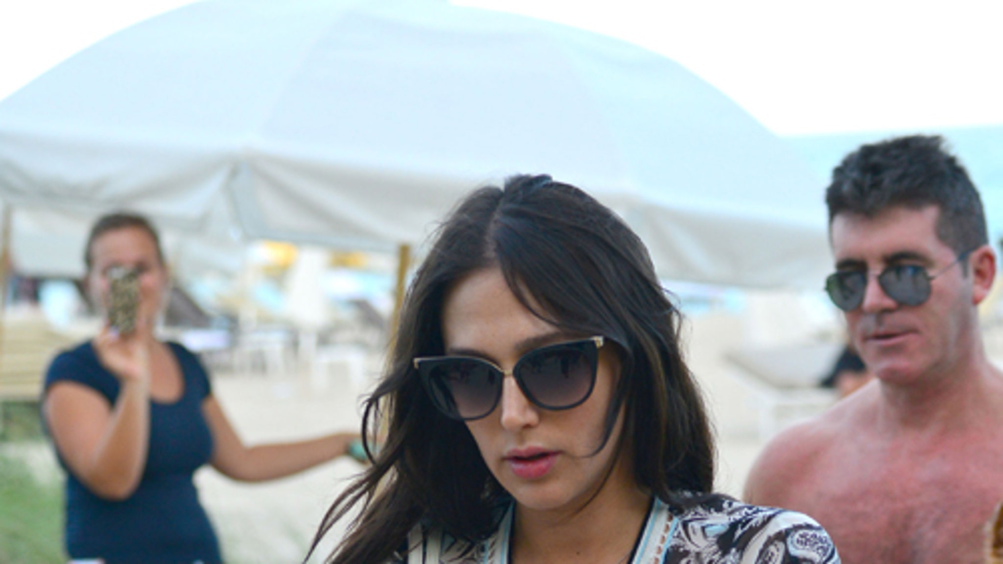 Simon and Son Eric -- Soaking in the Sun!