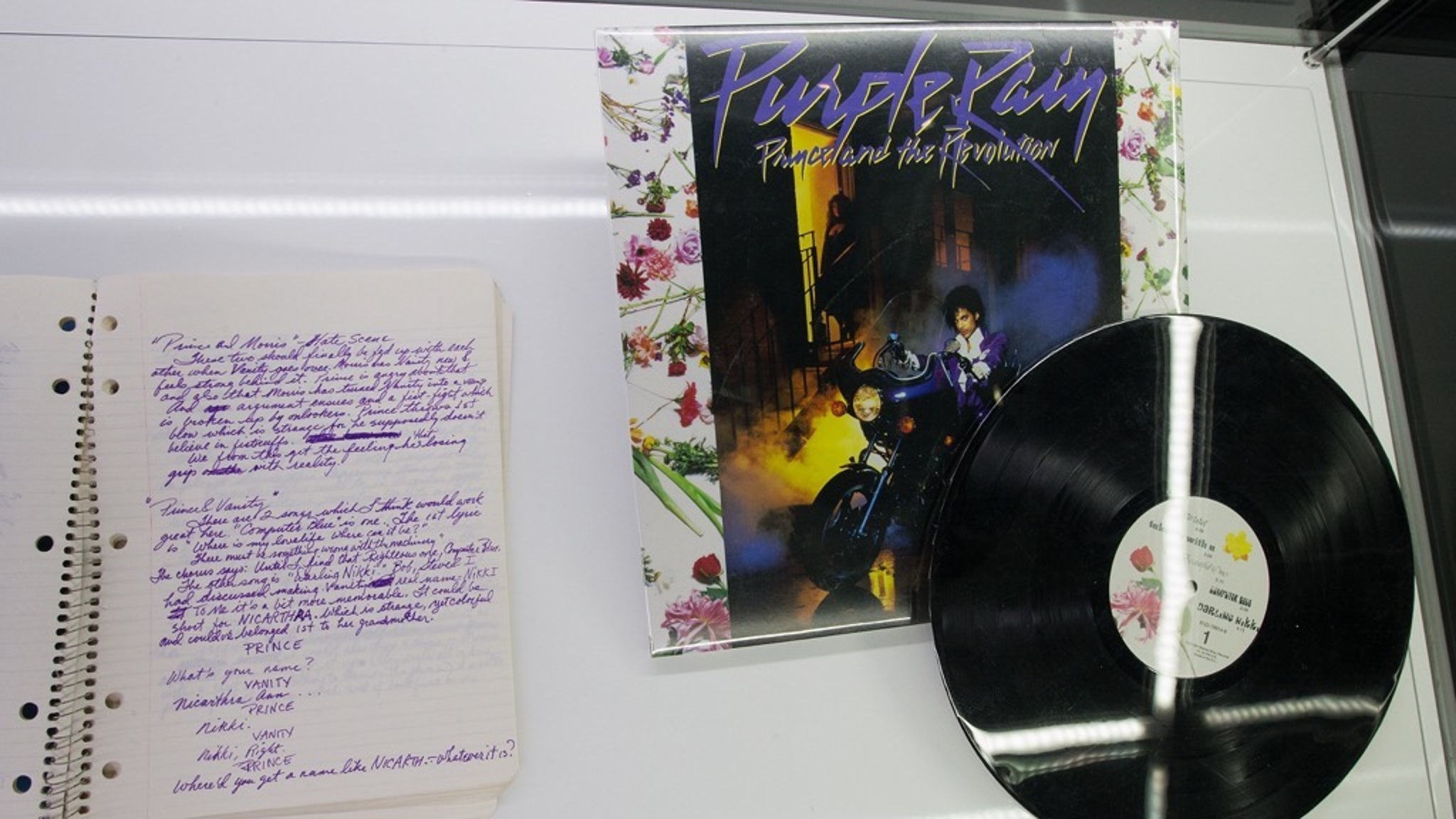 Prince Memorabilia on Display in London