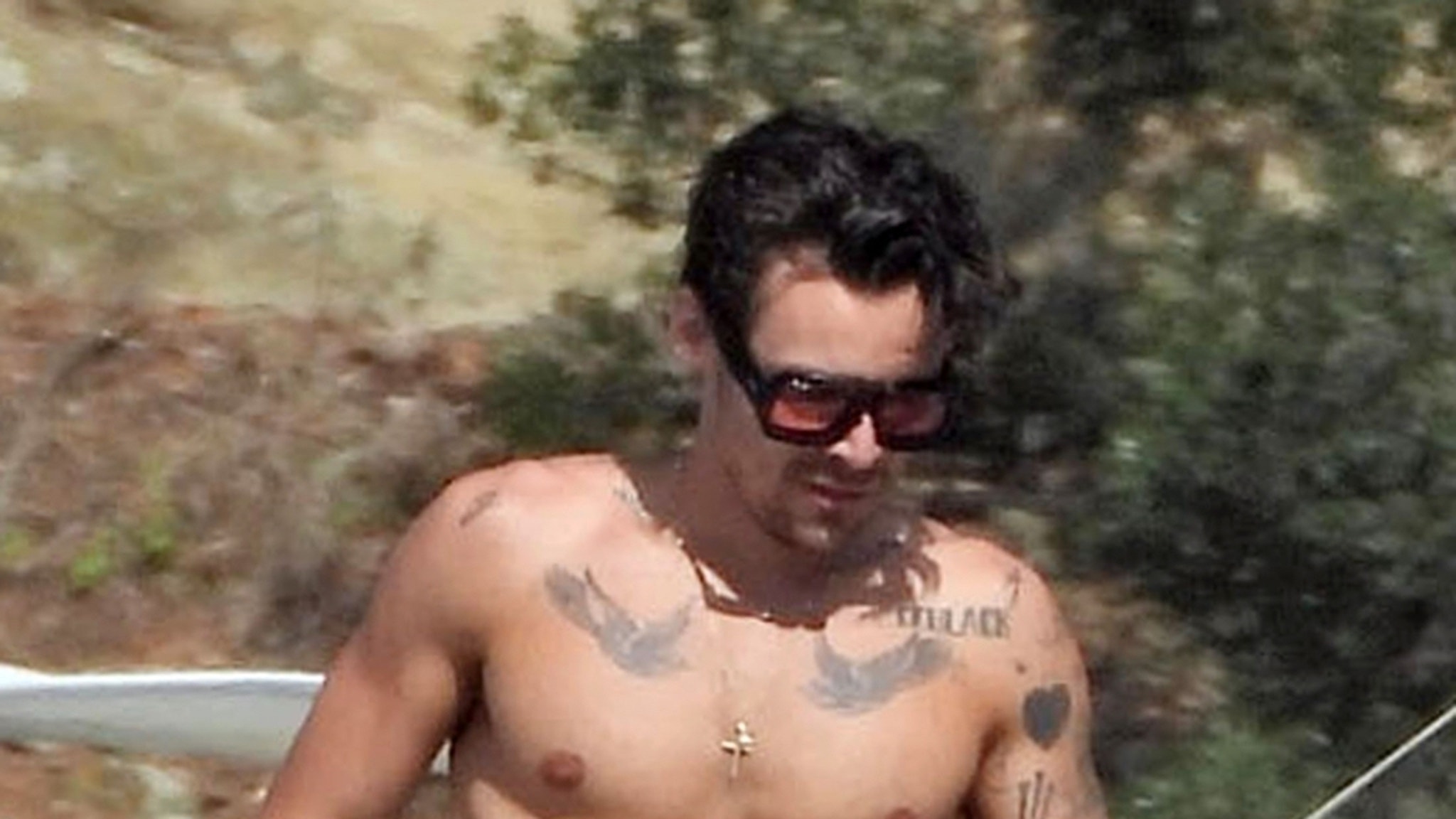 Harry Styles Flaunts Fit Physique