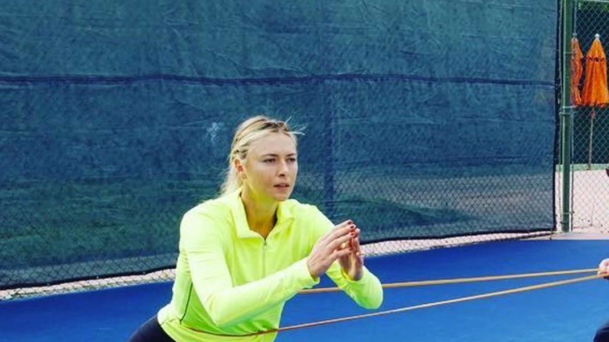Maria Sharapova's Back on the Court ... See How She Kept Her Game on Point