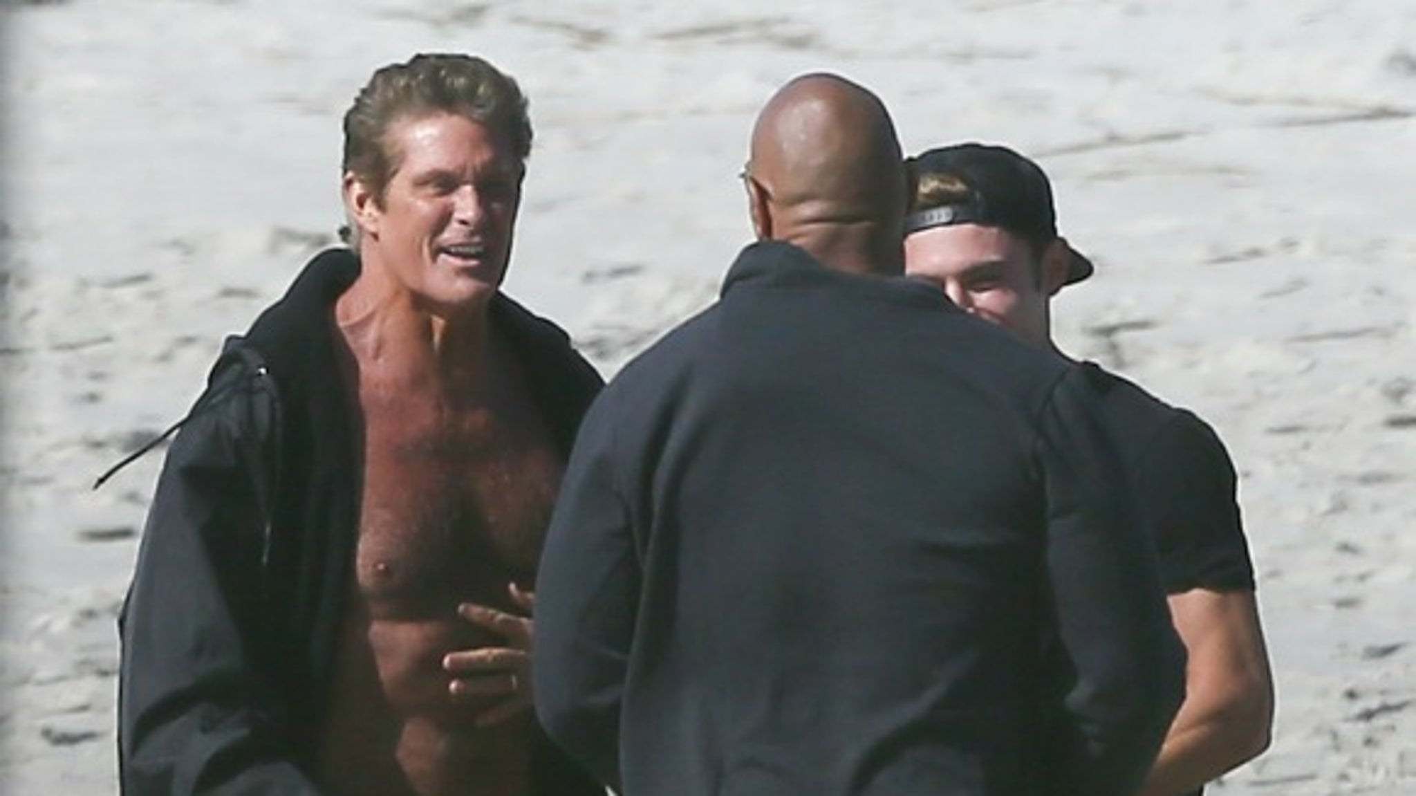David Hasselhoff -- Back on the Beach for 'Baywatch'