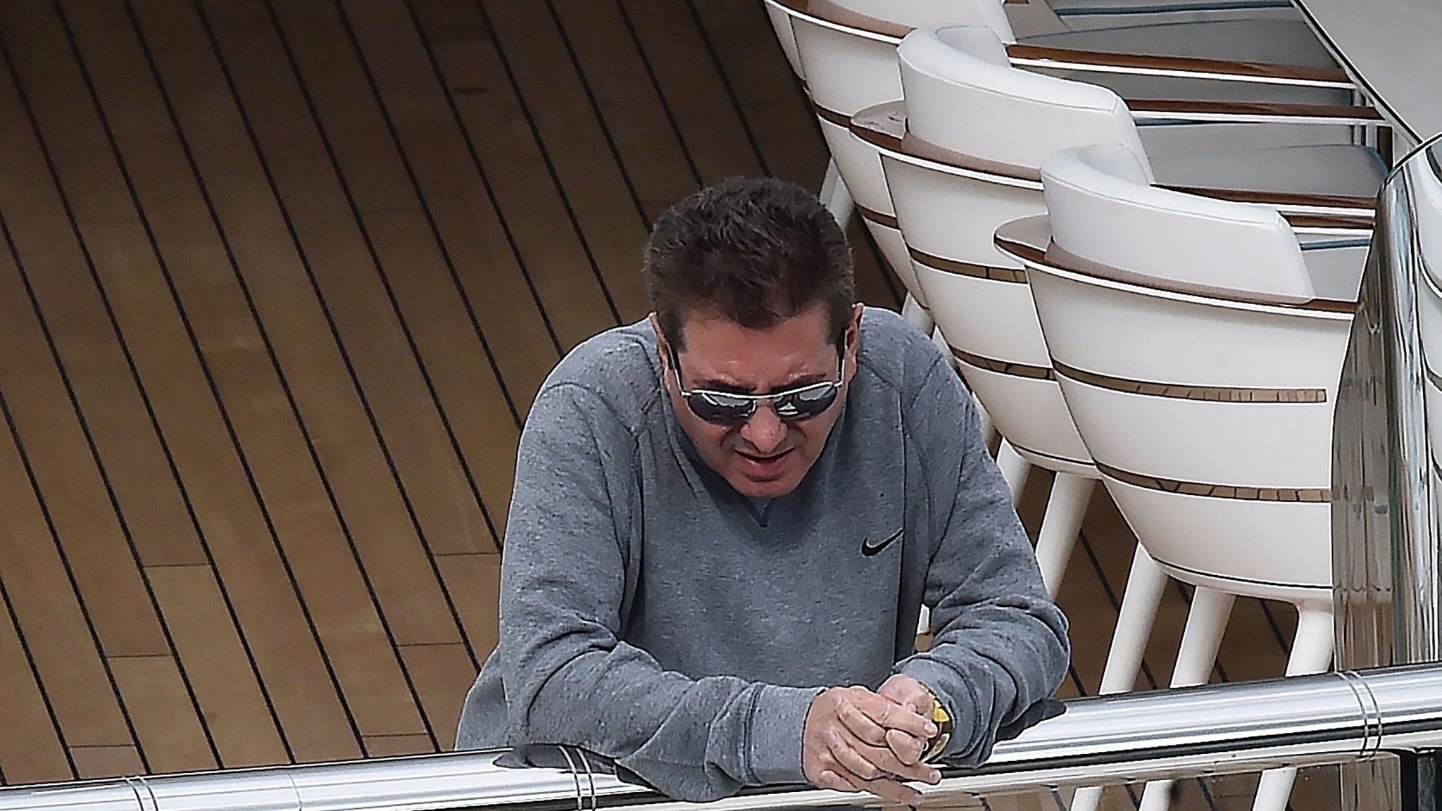 Dan Snyder -- Floating Through Life on Massive Yacht