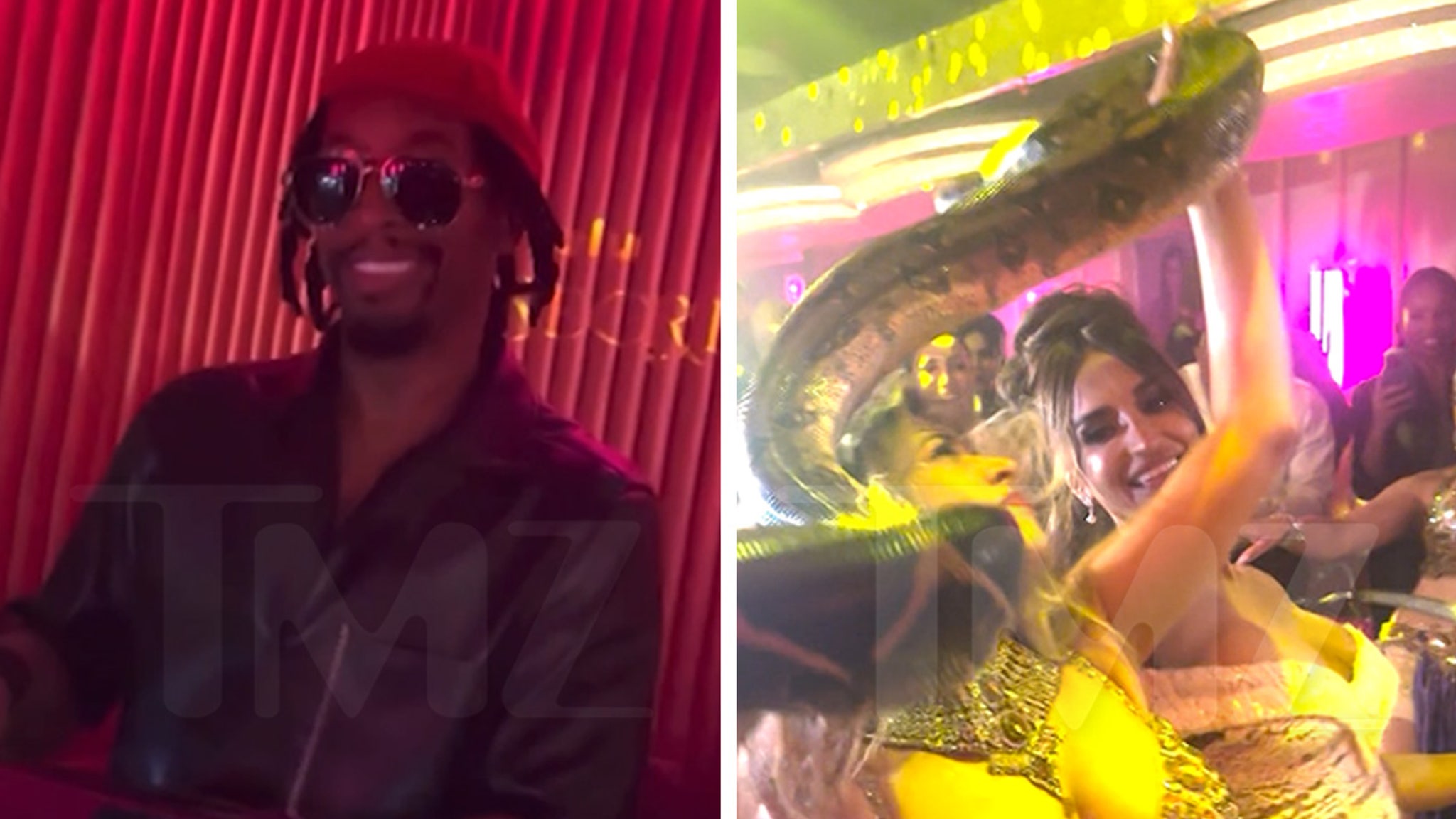 Lil Jon DJs The Sozahdahs Party In Presence Of Giant Python Camel