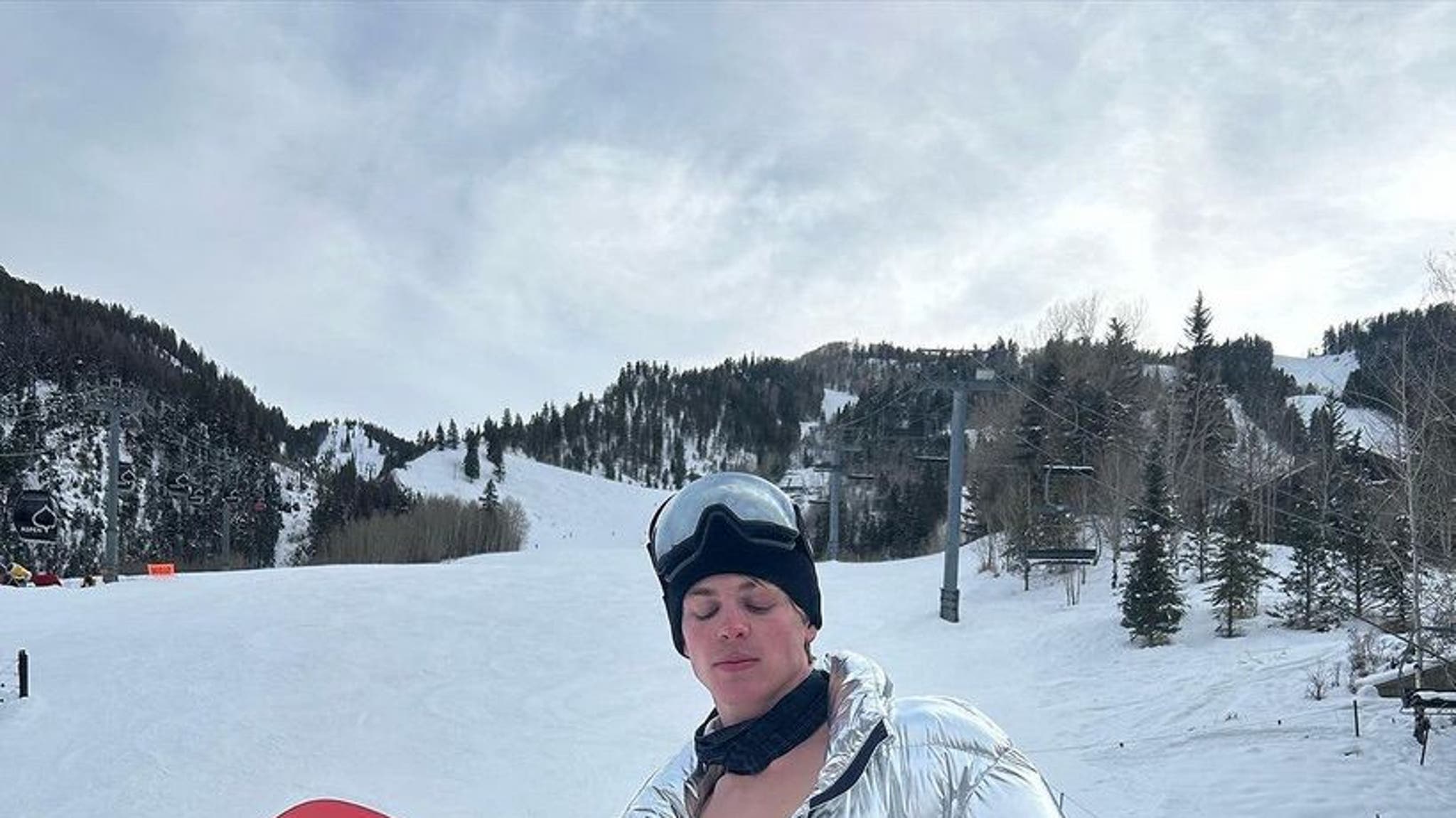 Snowy Stars Playing Winter Sports