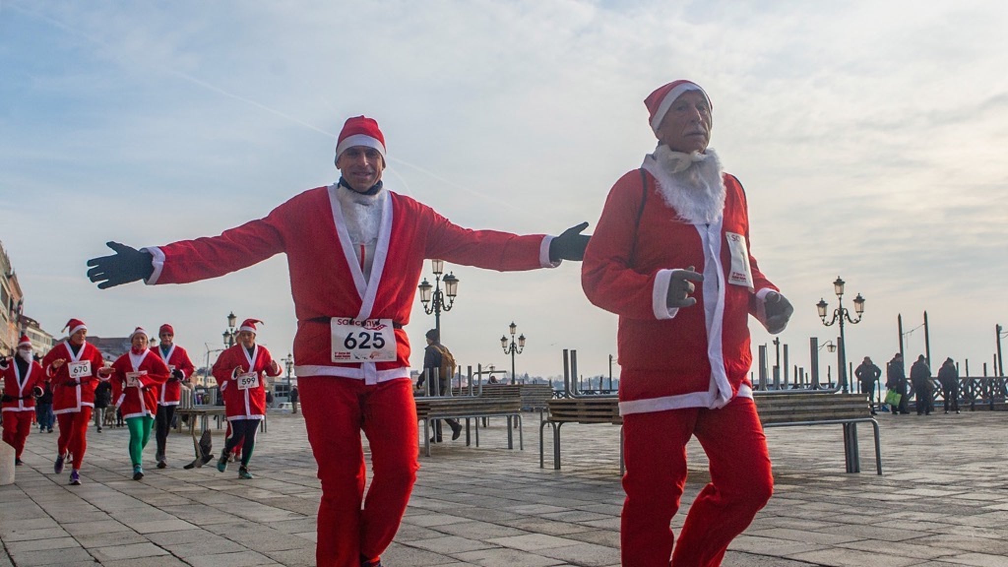 Santa Claus Run In Italy