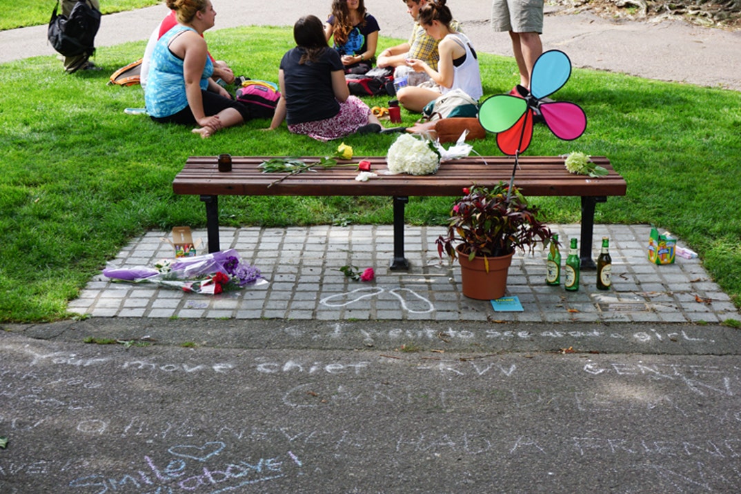 Good Will Hunting Park Bench