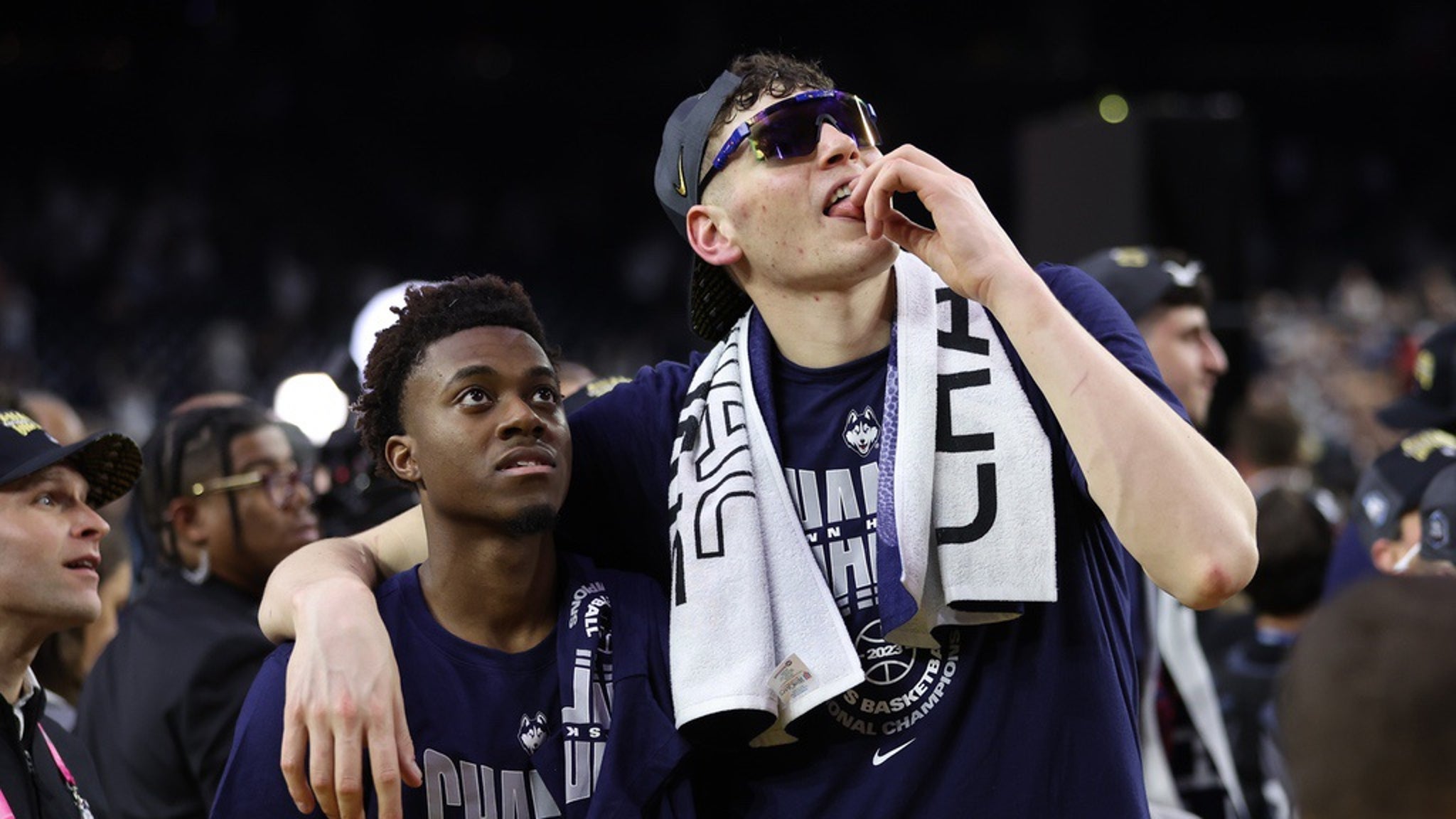 UConn Celebrates NCAA Championship Win