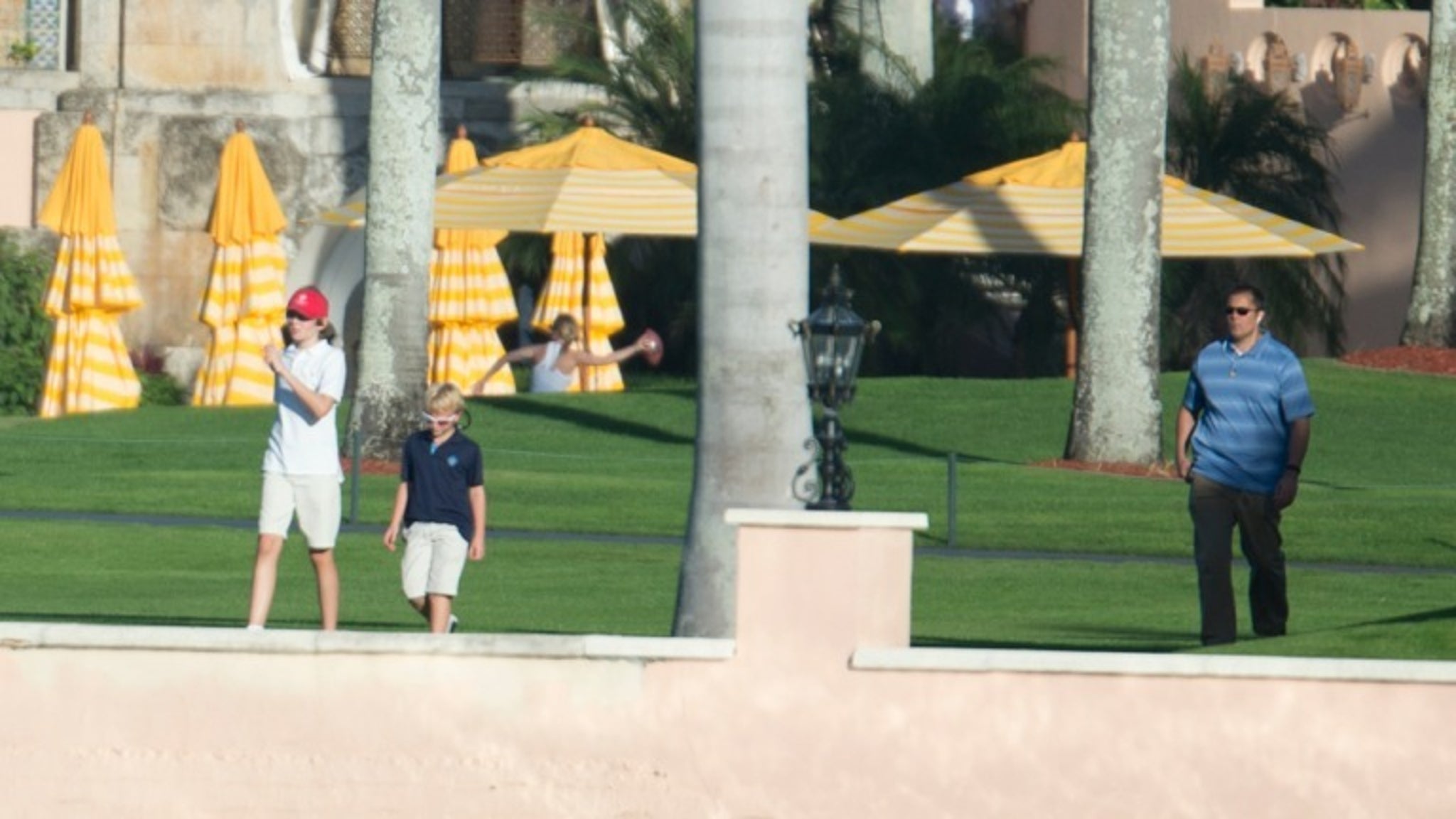 Barron Trump -- Secret Service Gun Show