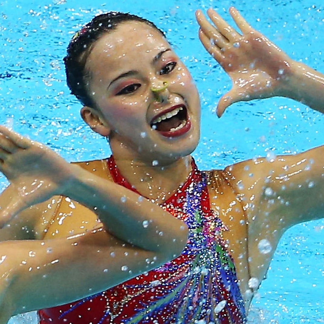 Olympic Synchronized Swimming Faces