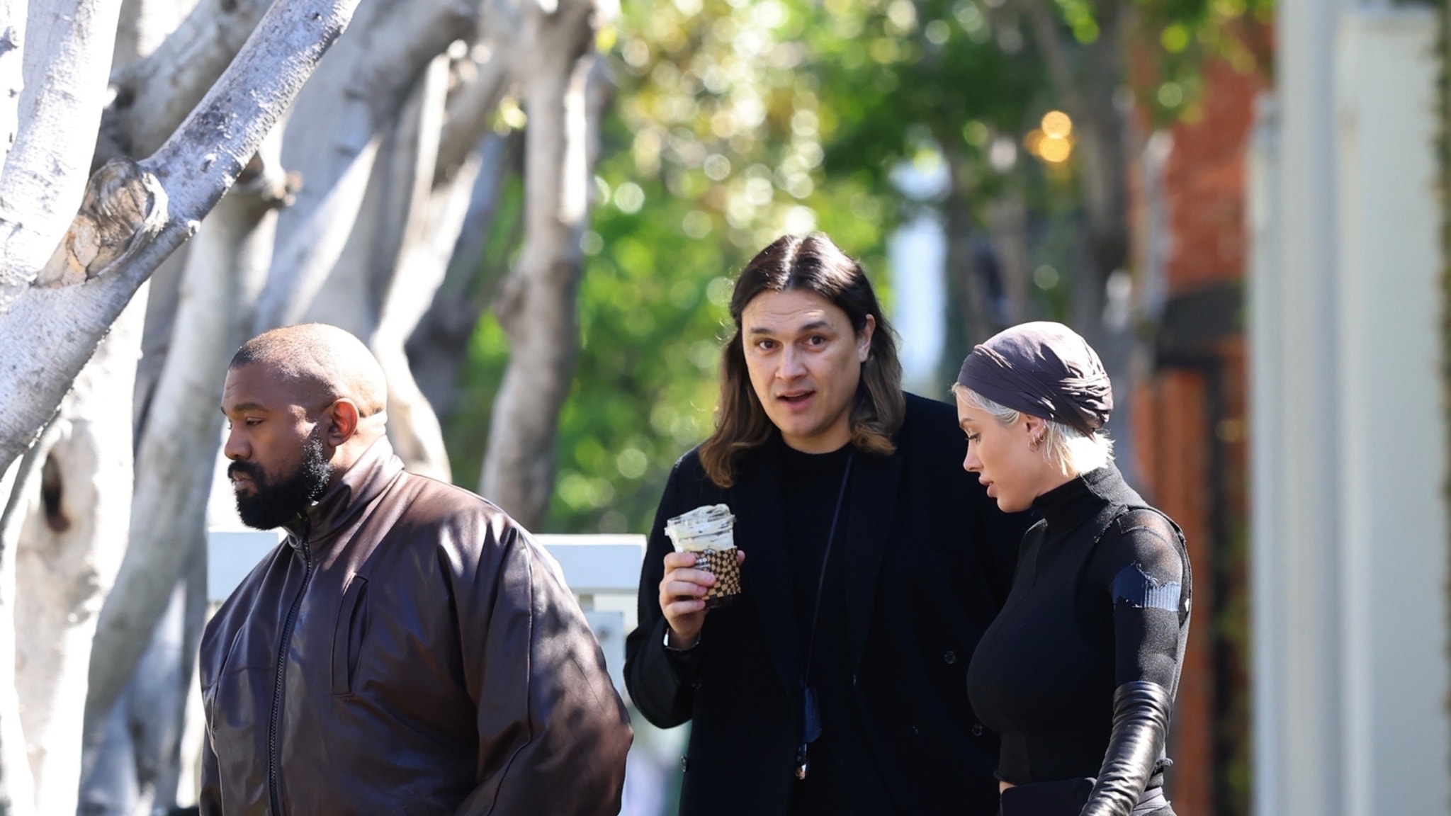 Kanye West And Wife Bianca Censori Shopping With Fashion Designer