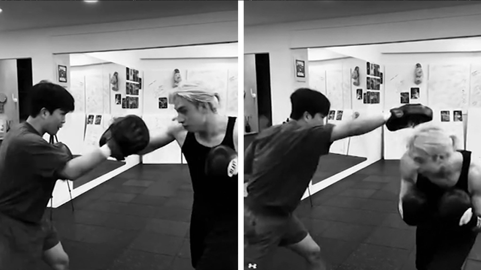 Stray Kids' Bang Chan Puts Boxing Skills On Display In Training Session