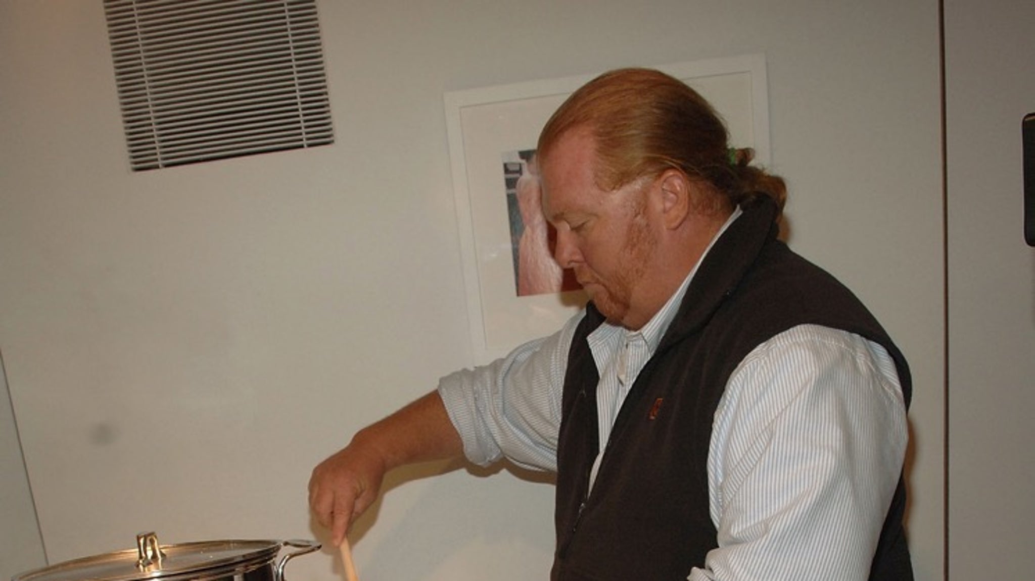 Mario Batali's Cooking Pics