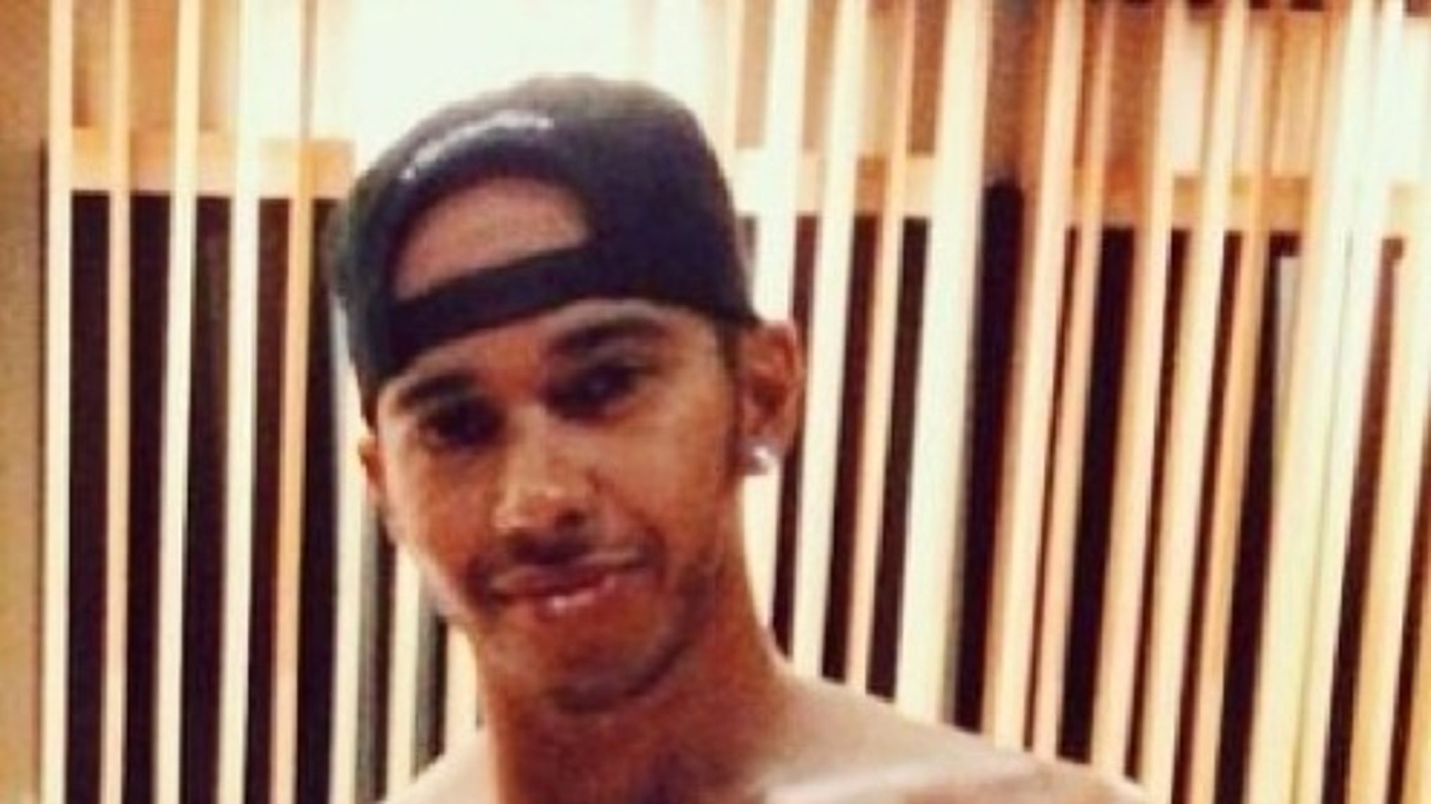 Lewis Hamilton's Shirtless Photos
