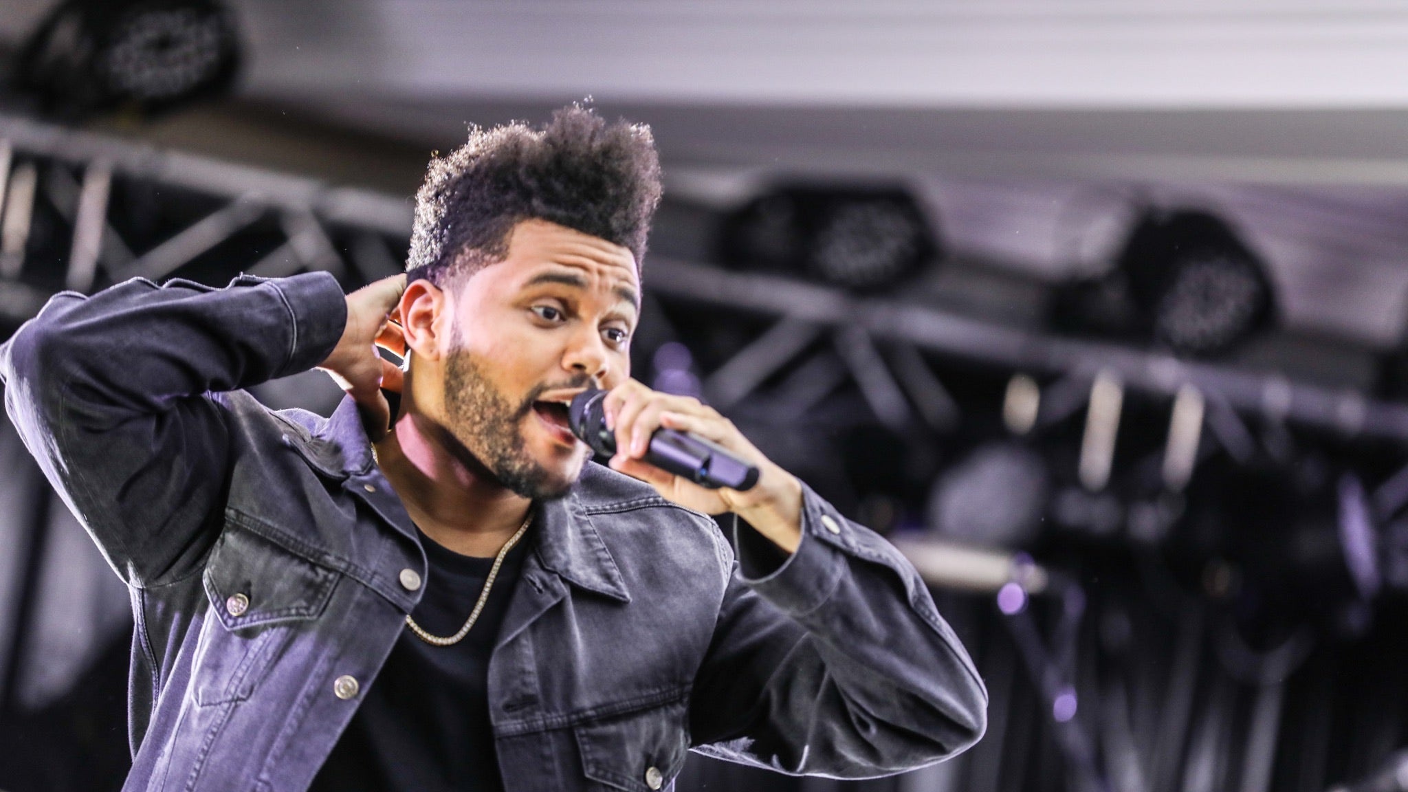 The Weeknd Performance Pics