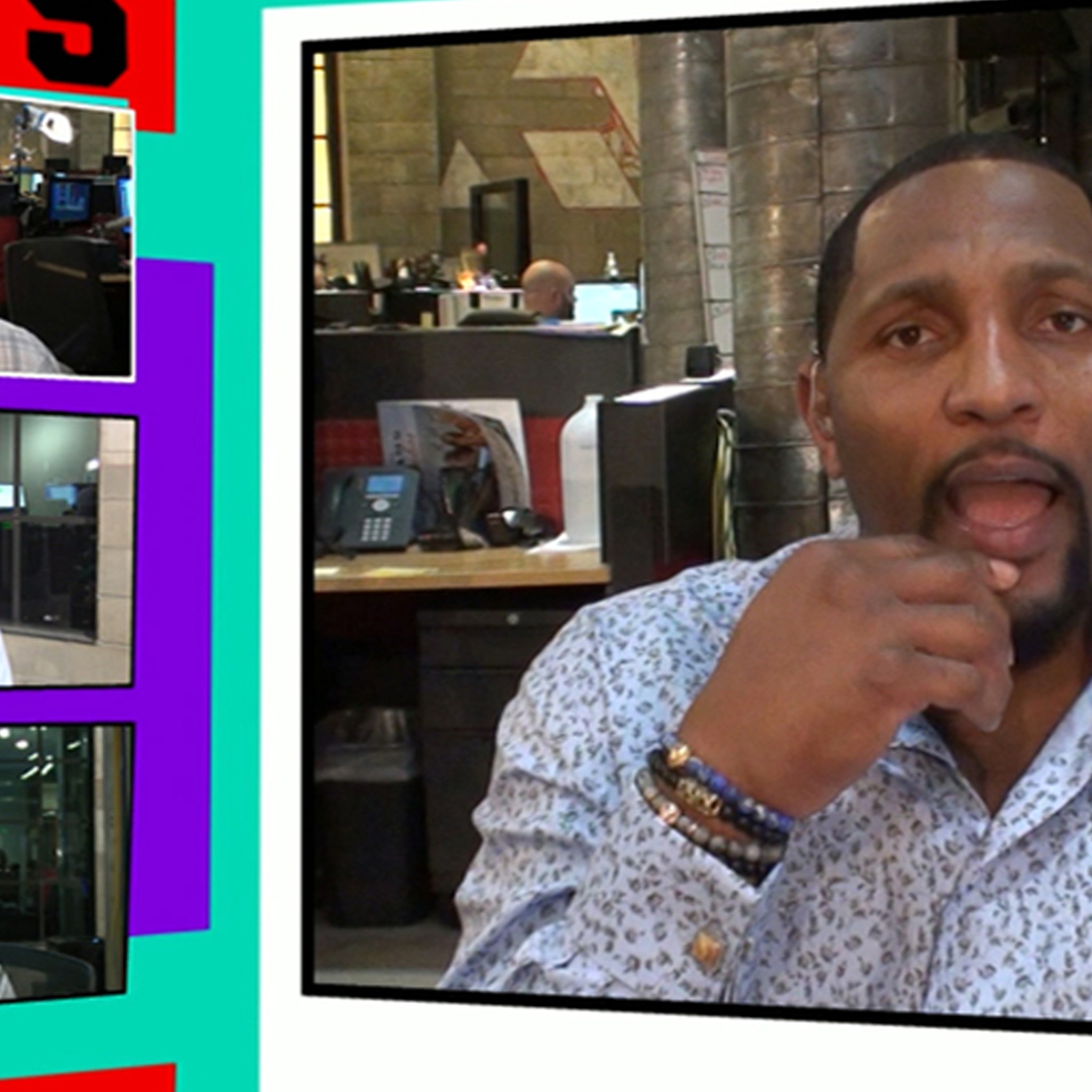 Dwayne Johnson Agus Ray Lewis The Rock Shares Story About Meeting NFL