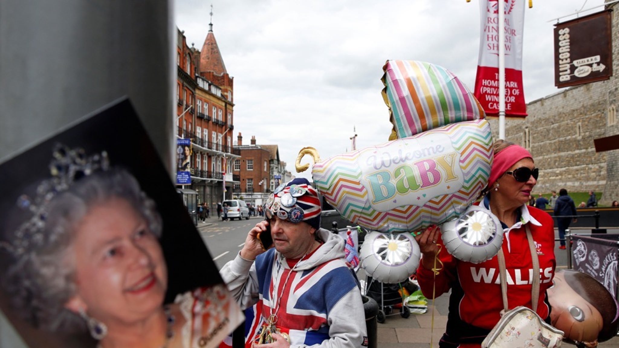 Royal Fans Outside Windsor Castle