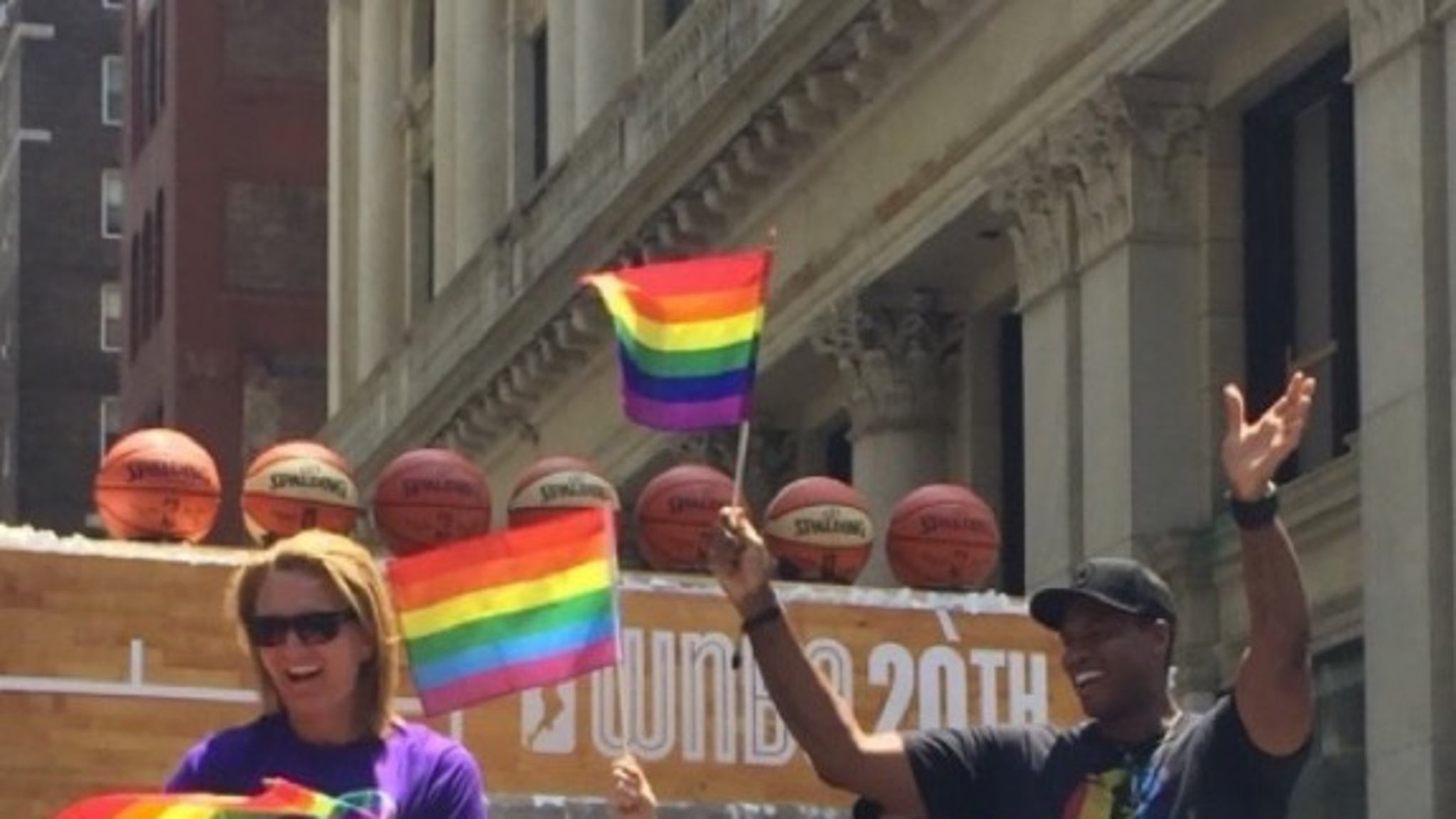 NBA Commish Adam Silver At Gay Pride