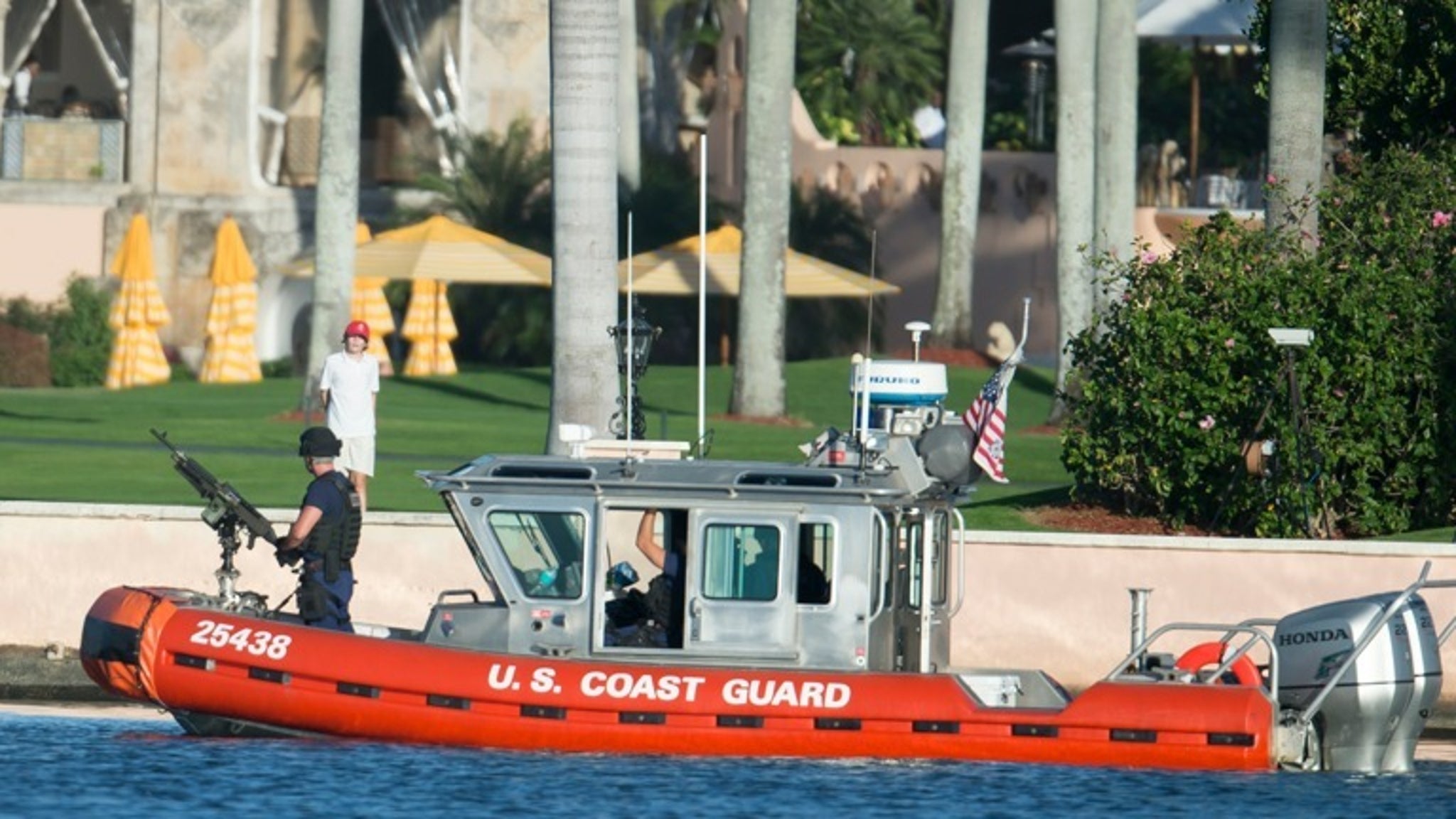 Barron Trump -- Secret Service Gun Show
