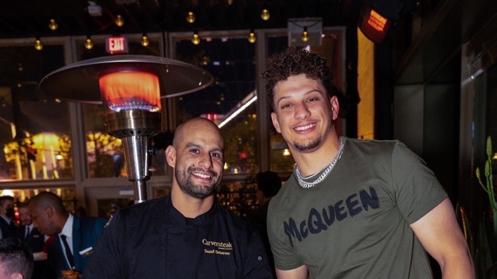 Patrick Mahomes and Chiefs Friends Party At Bachelor Dinner