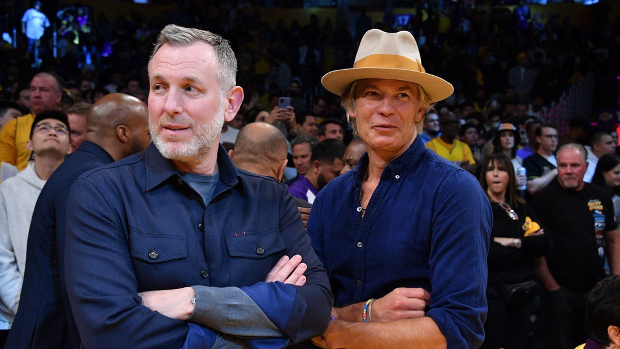 Stars At The Lakers Game