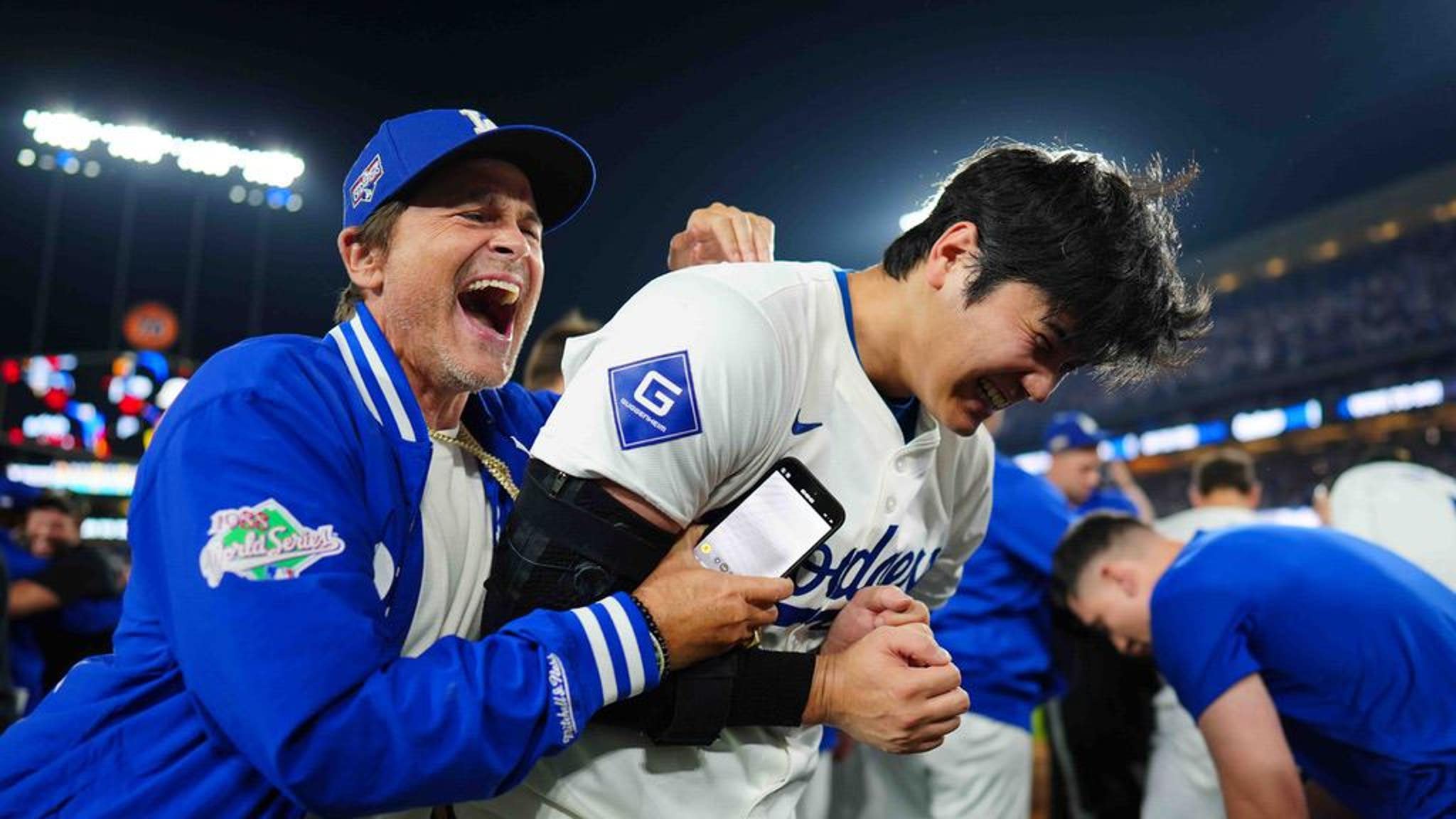 Rob Lowe The Dodgers Fan!
