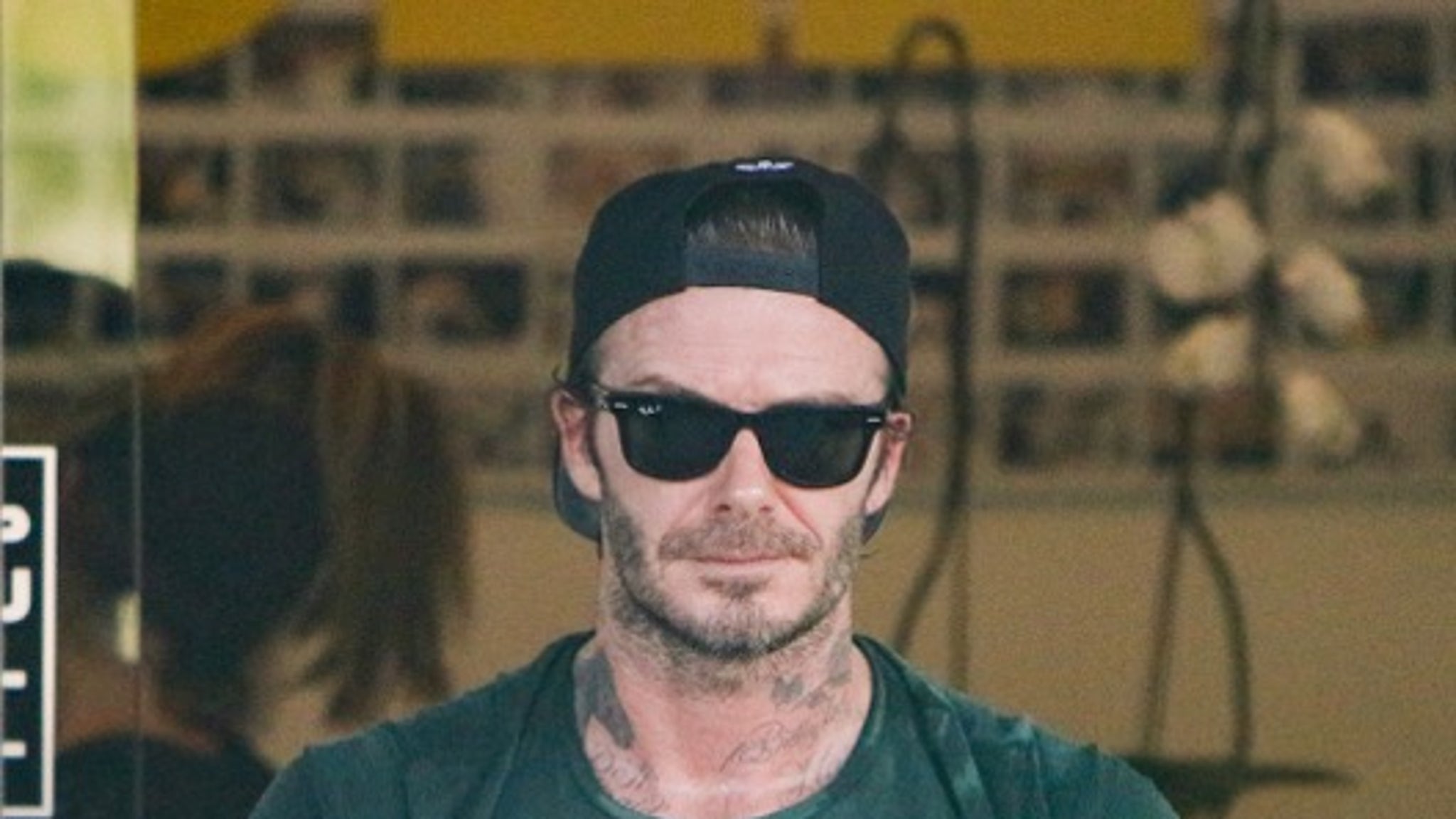 Sweaty Shots of David Beckham
