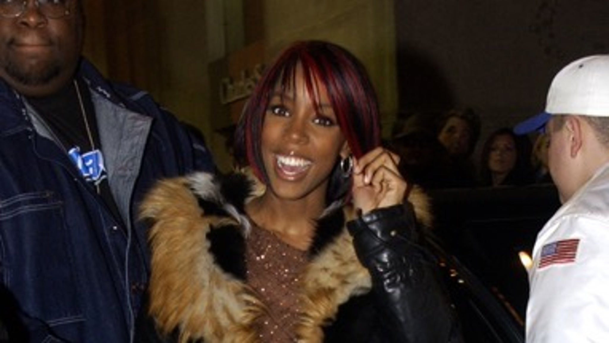 Kelly Rowland Wearing Fur
