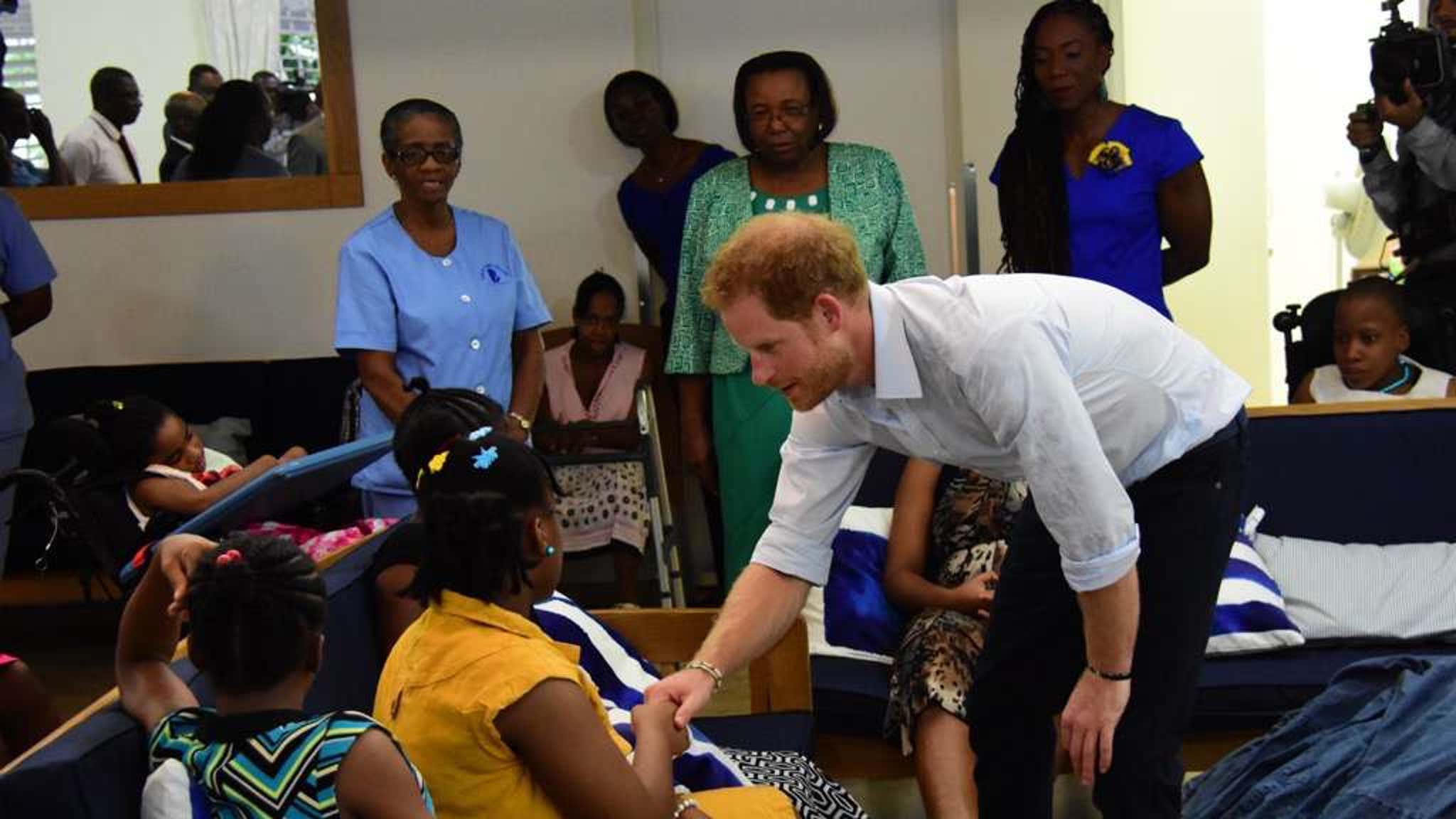 Prince Harry Visits Nightingale Children's Hospital
