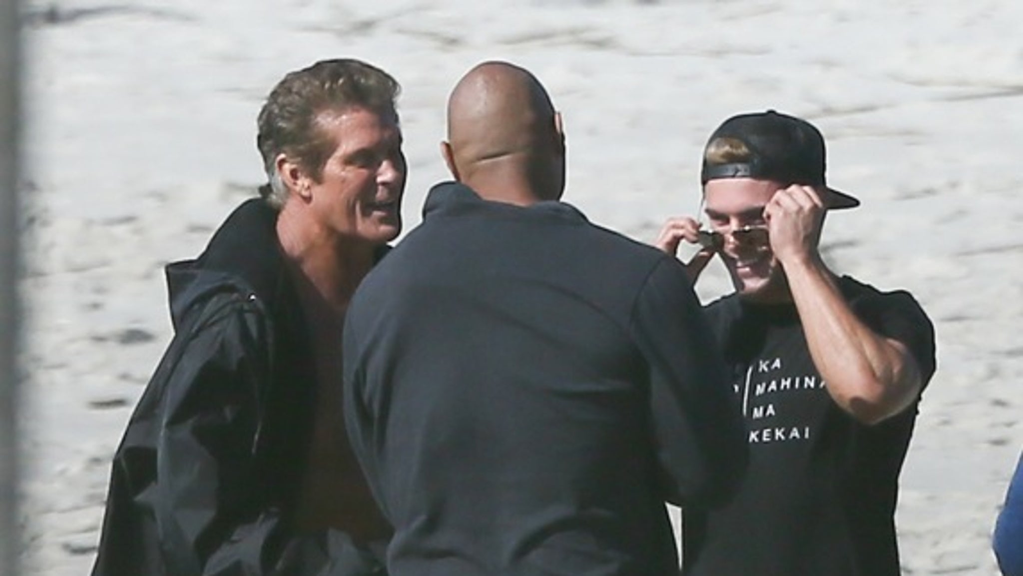 David Hasselhoff -- Back on the Beach for 'Baywatch'