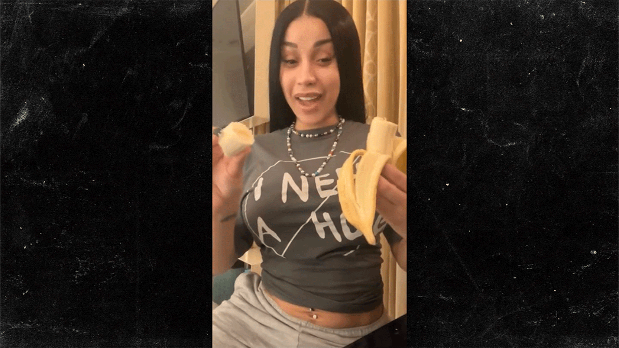 Cardi B Gives Banana Eating Tutorial