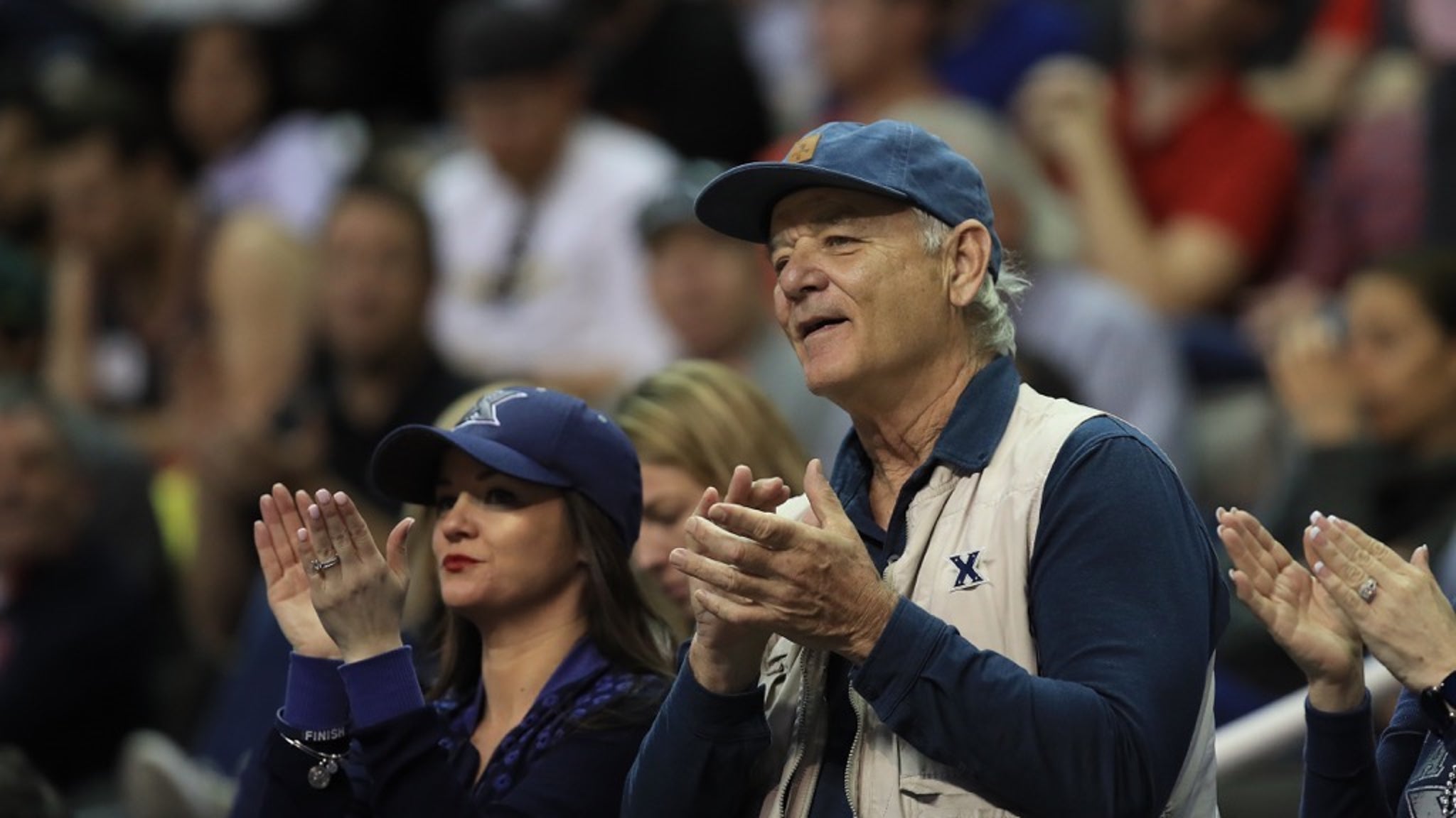 Bill Murray FIRED UP After Xavier Upset ... My Son's a Coach!!