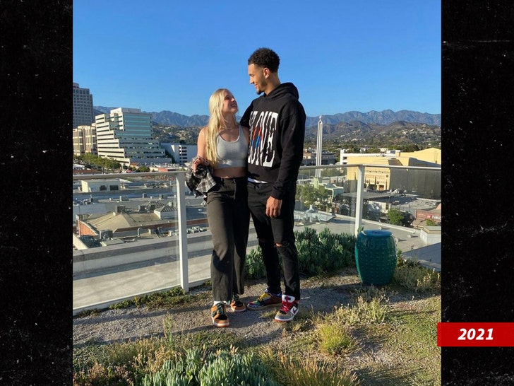 NBA's Jalen Suggs Rocks Hailey Van Lith Jersey at TCU's Elite Eight Game