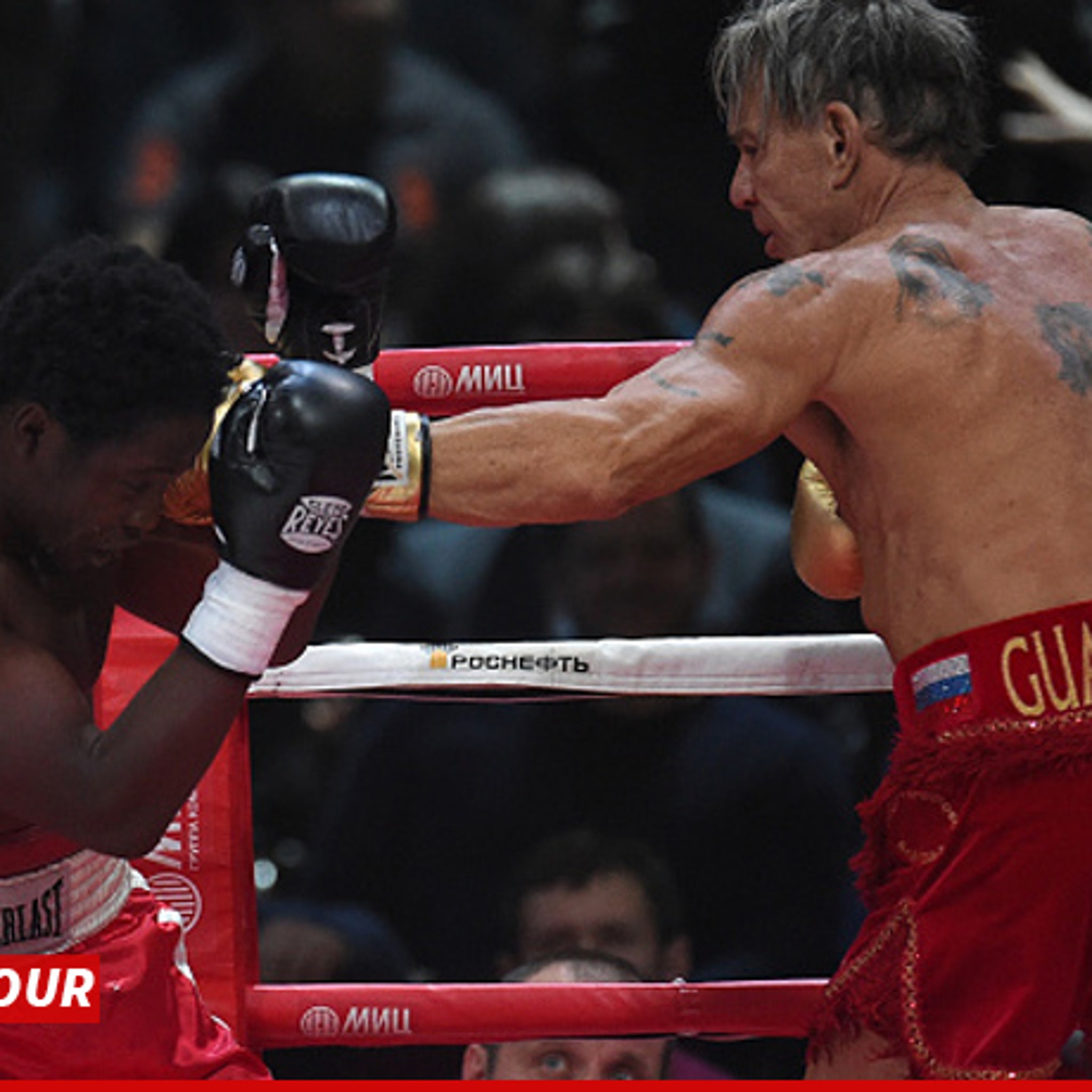 Mickey Rourke 2024 Boxing