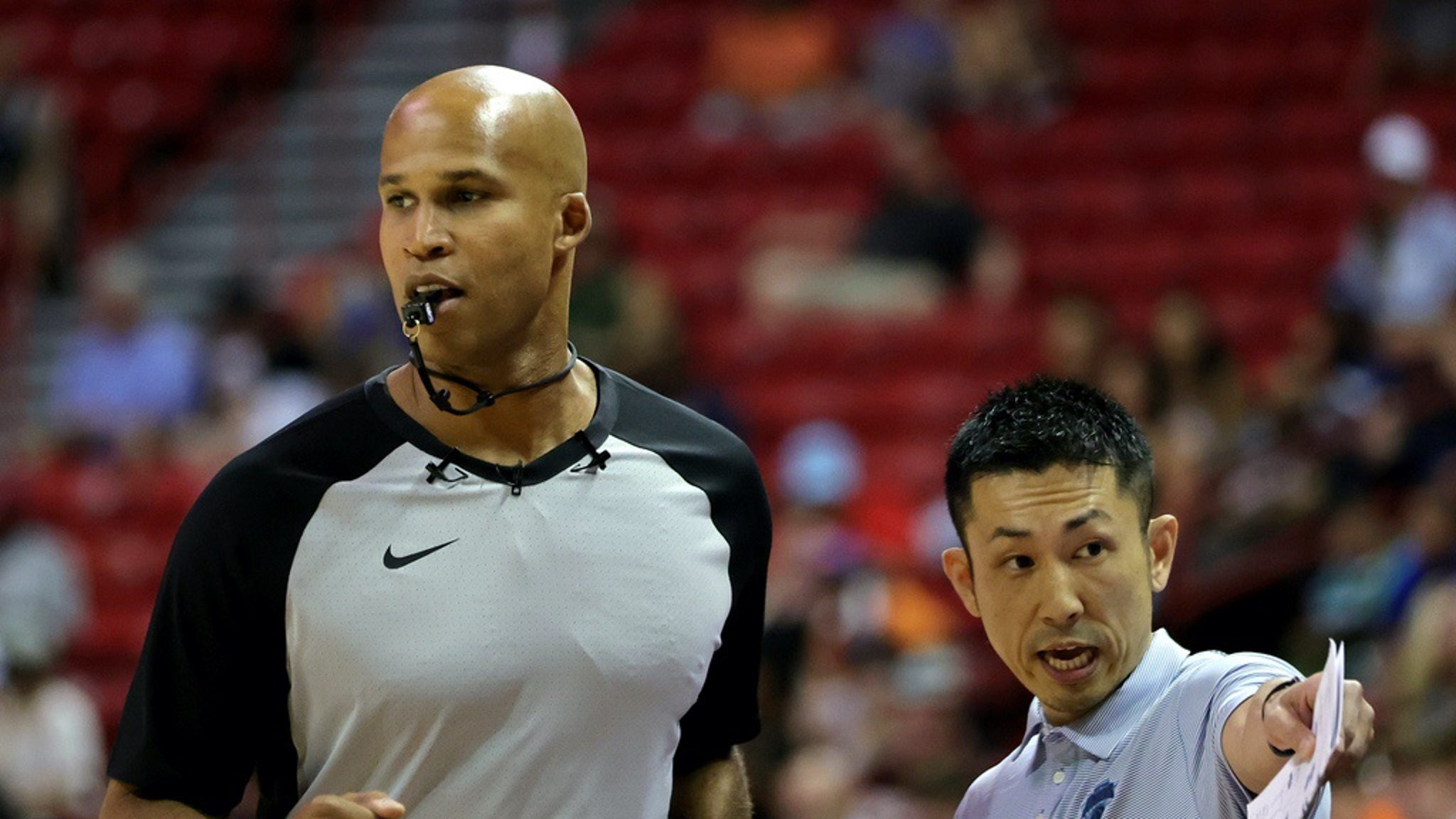 Richard Jefferson Makes Debut As NBA Referee