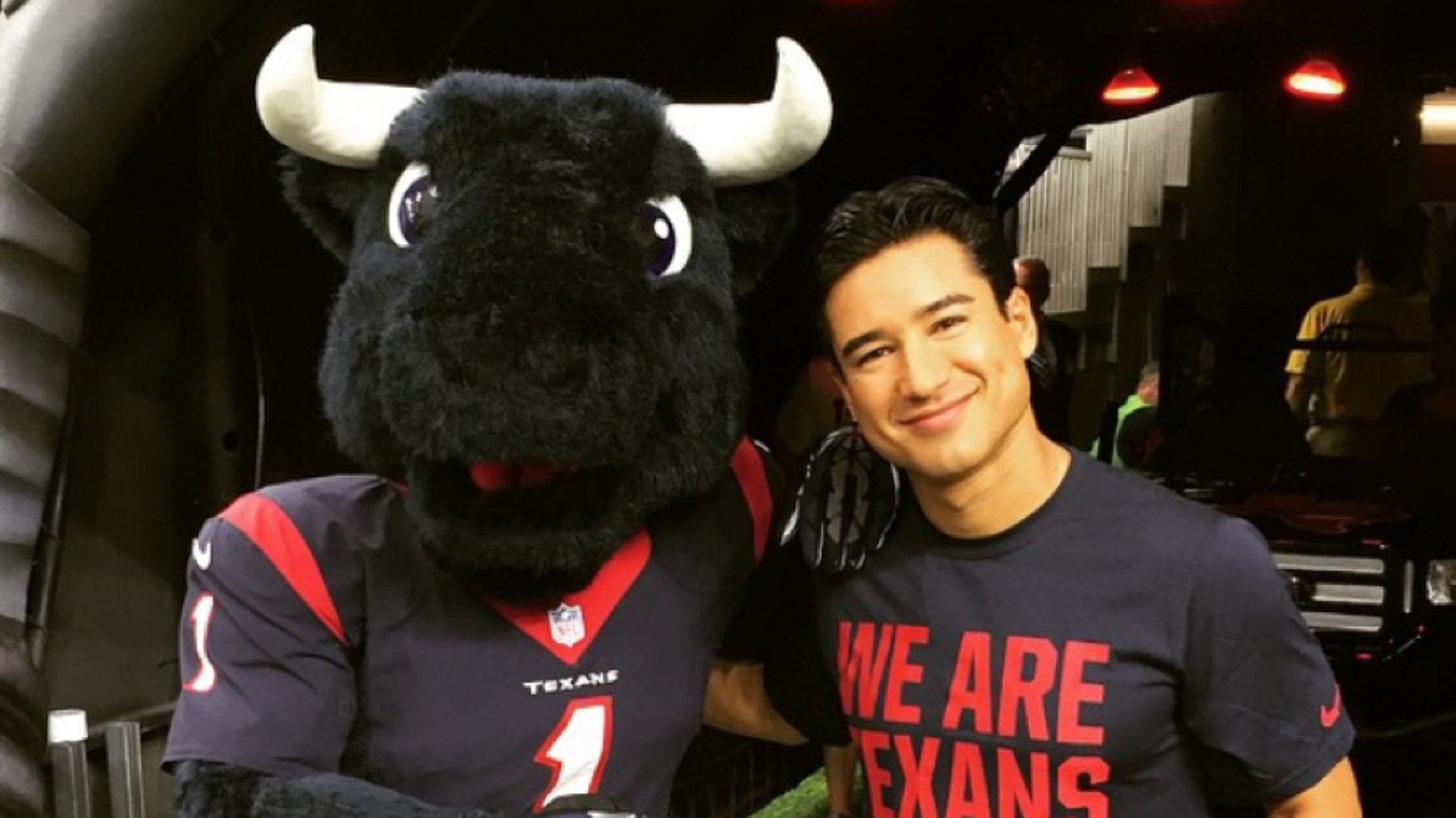 Stars With NFL Mascots